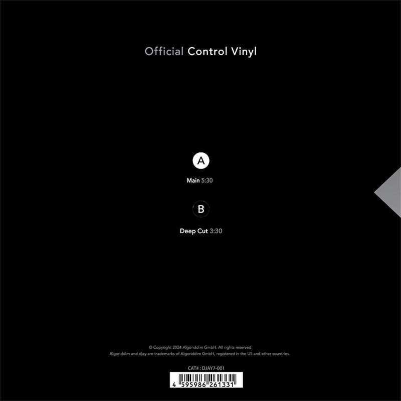 Algoriddim djay PRO AI Control Vinyl 7 inch