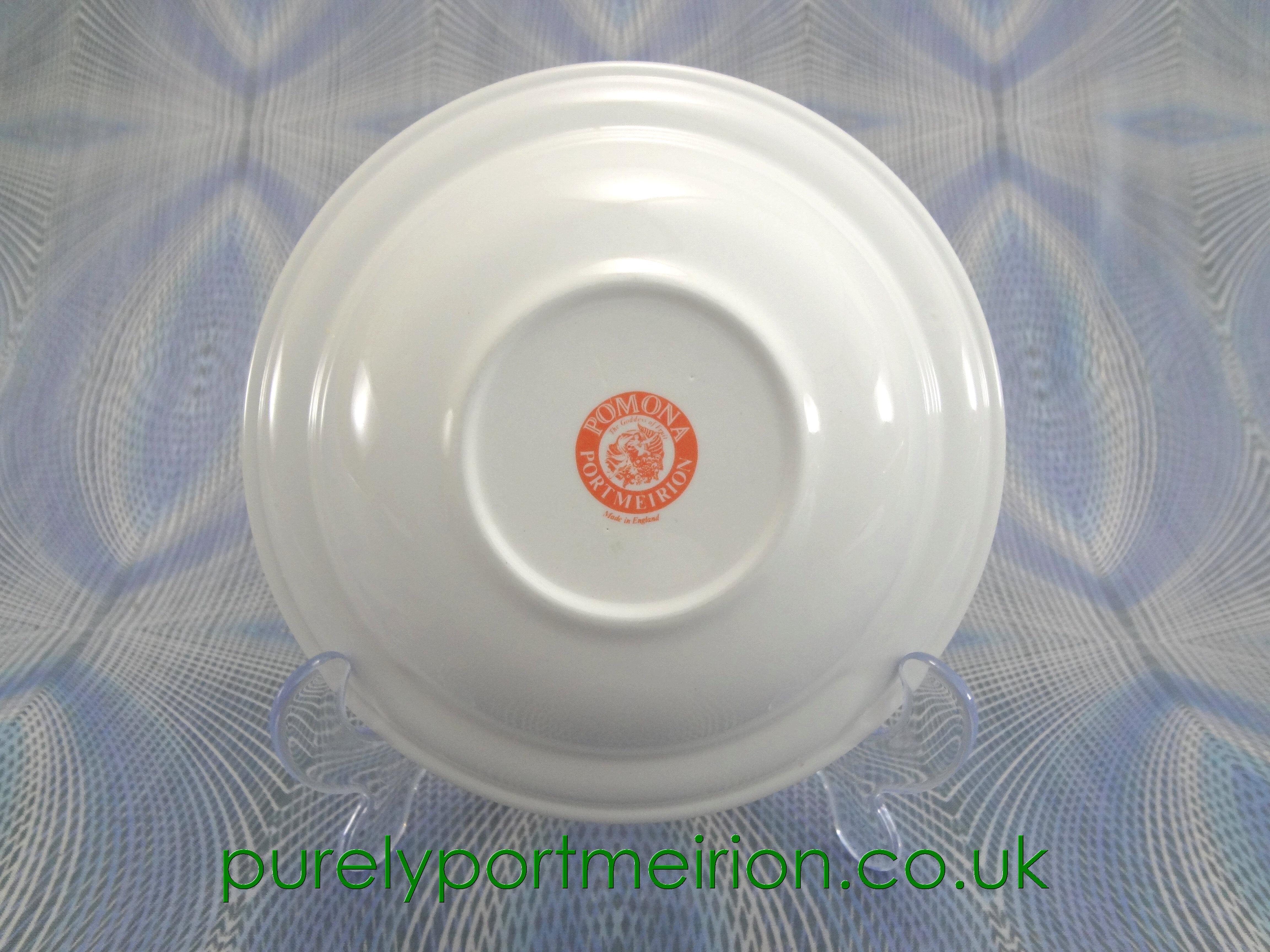 Portmeirion Pottery Pomona Oatmeal Bowl, Hoary Morning Apple, SM4-POM357