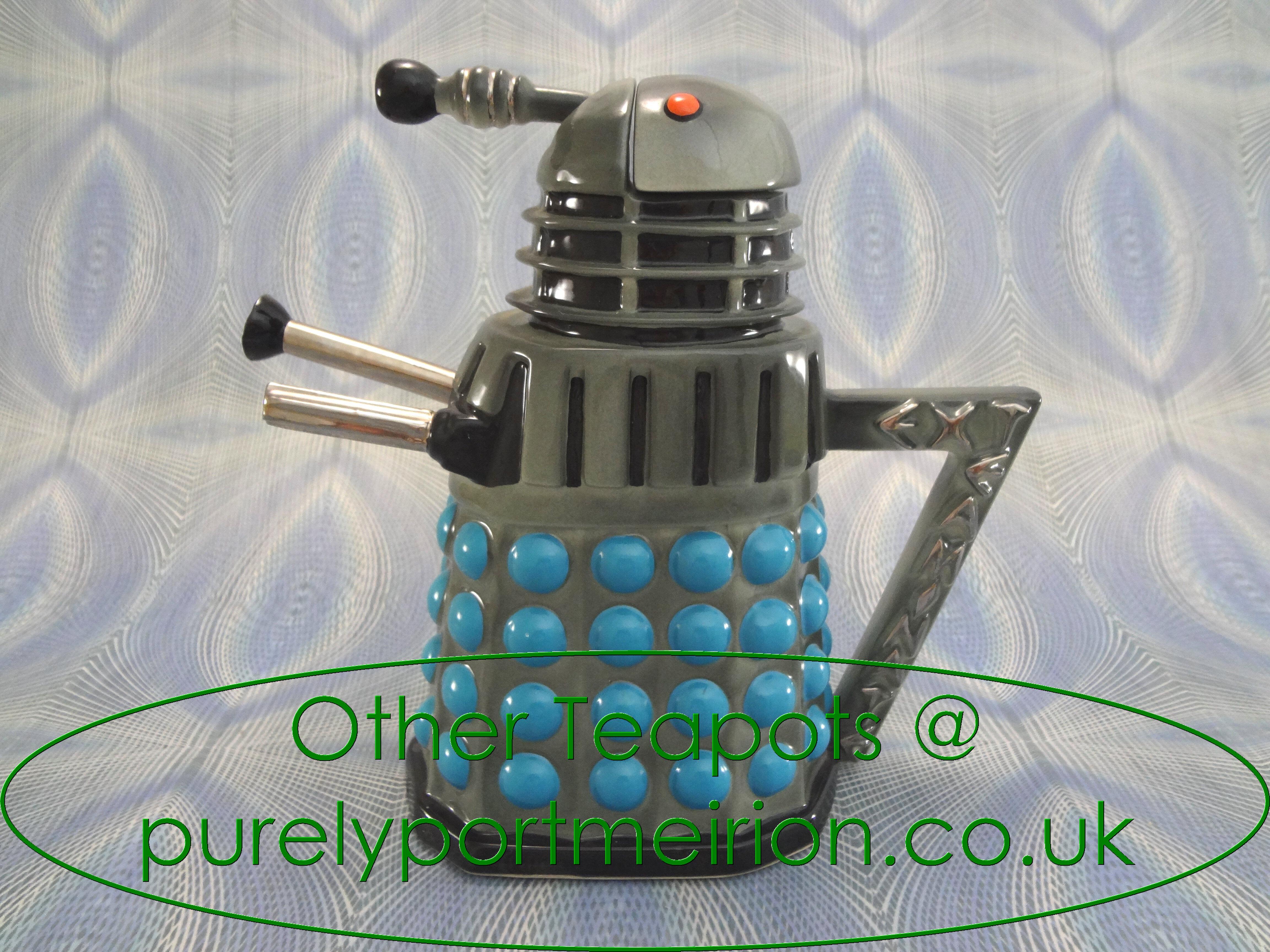 Gary Seymour Dr Who Dalek Collectable Prototype Teapot, OT6