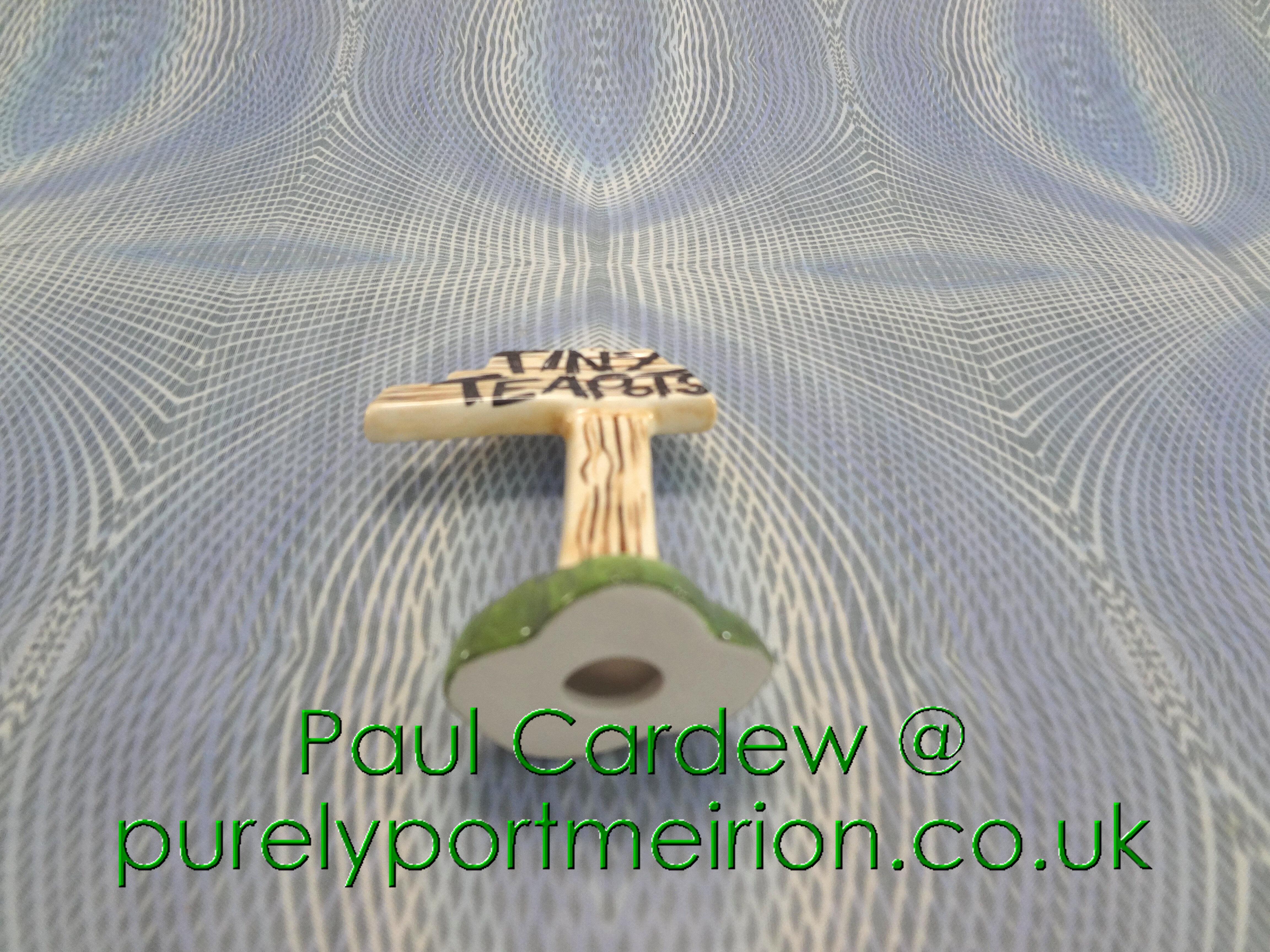 Paul Cardew Design Directional Advertising Sign, Tiny Teapots, PCD61