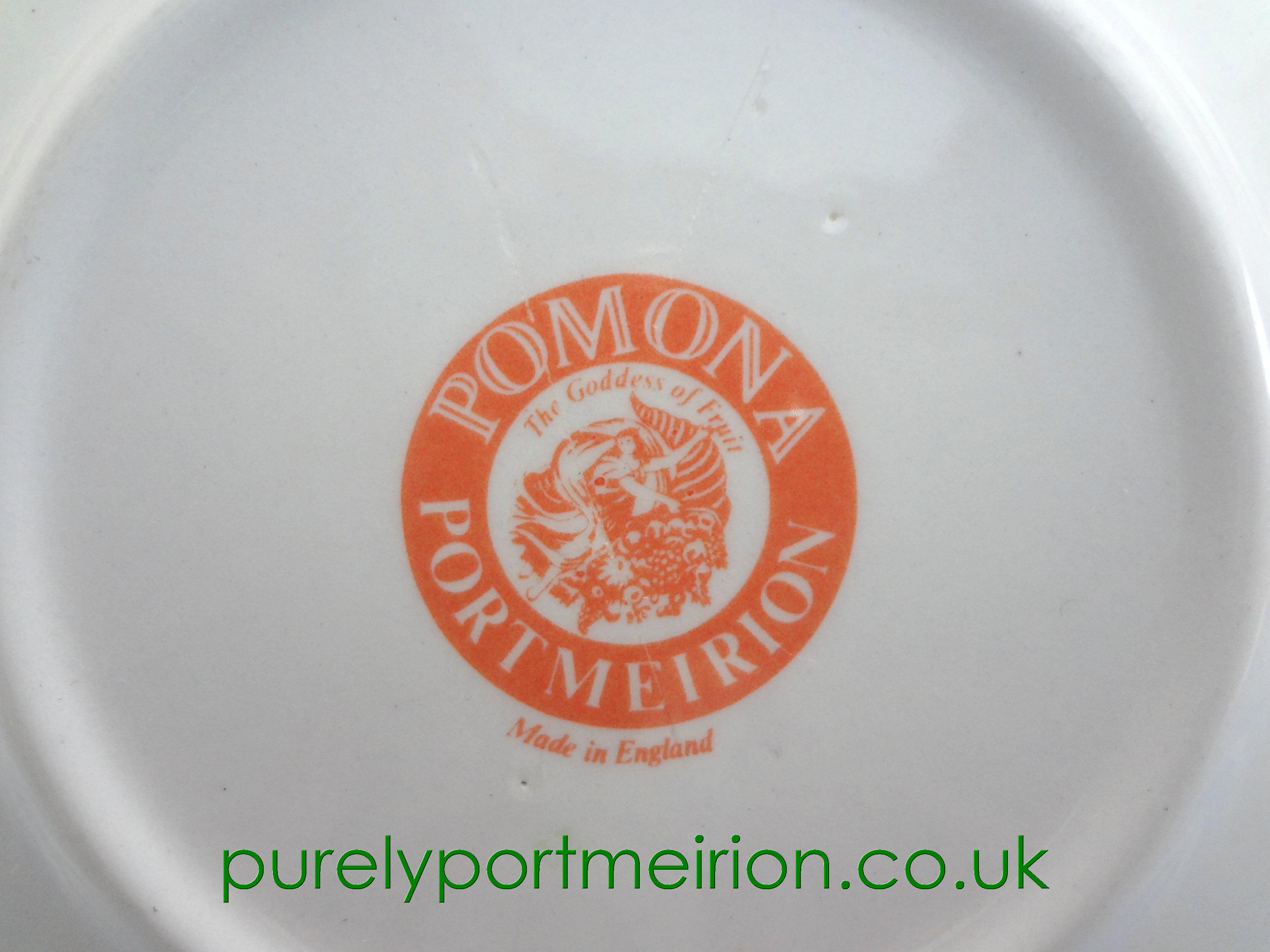 Portmeirion Pottery Pomona Oatmeal Bowl, Hoary Morning Apple, SM4-POM357