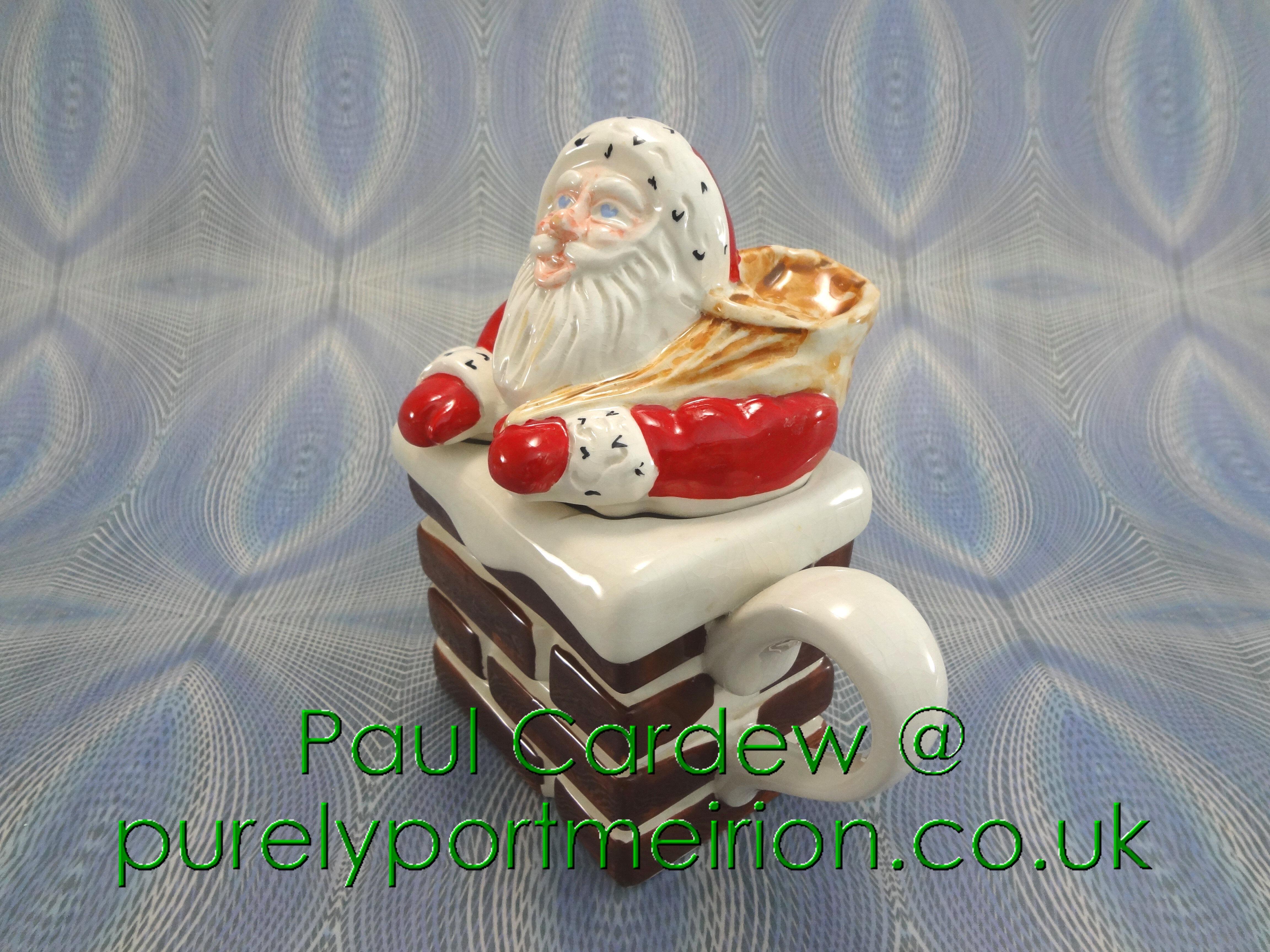 Paul Cardew Design Santa On The Chimney Teapot, TP313