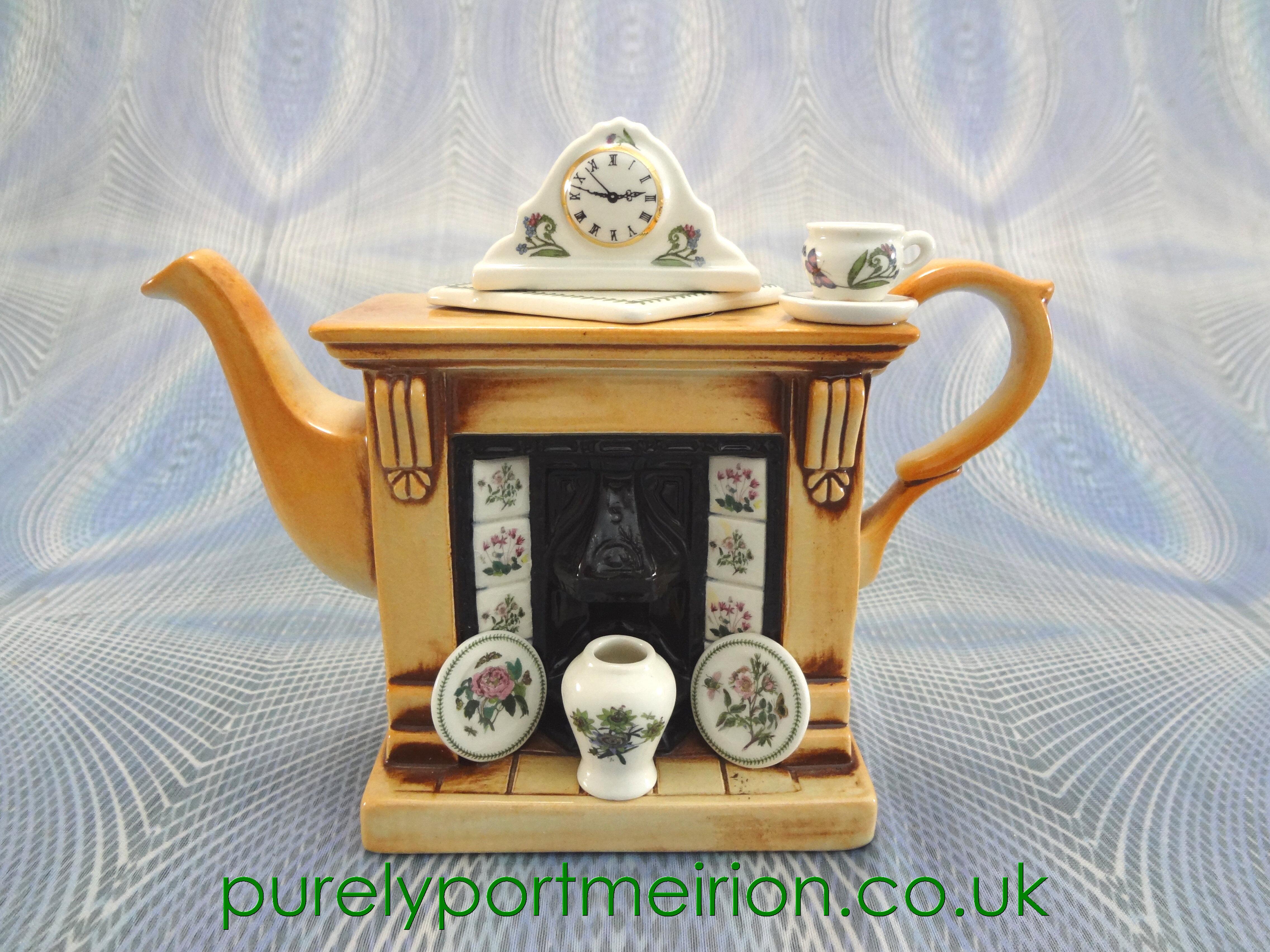 Paul Cardew Portmeirion One Cup Teapot, Fireplace, TP81