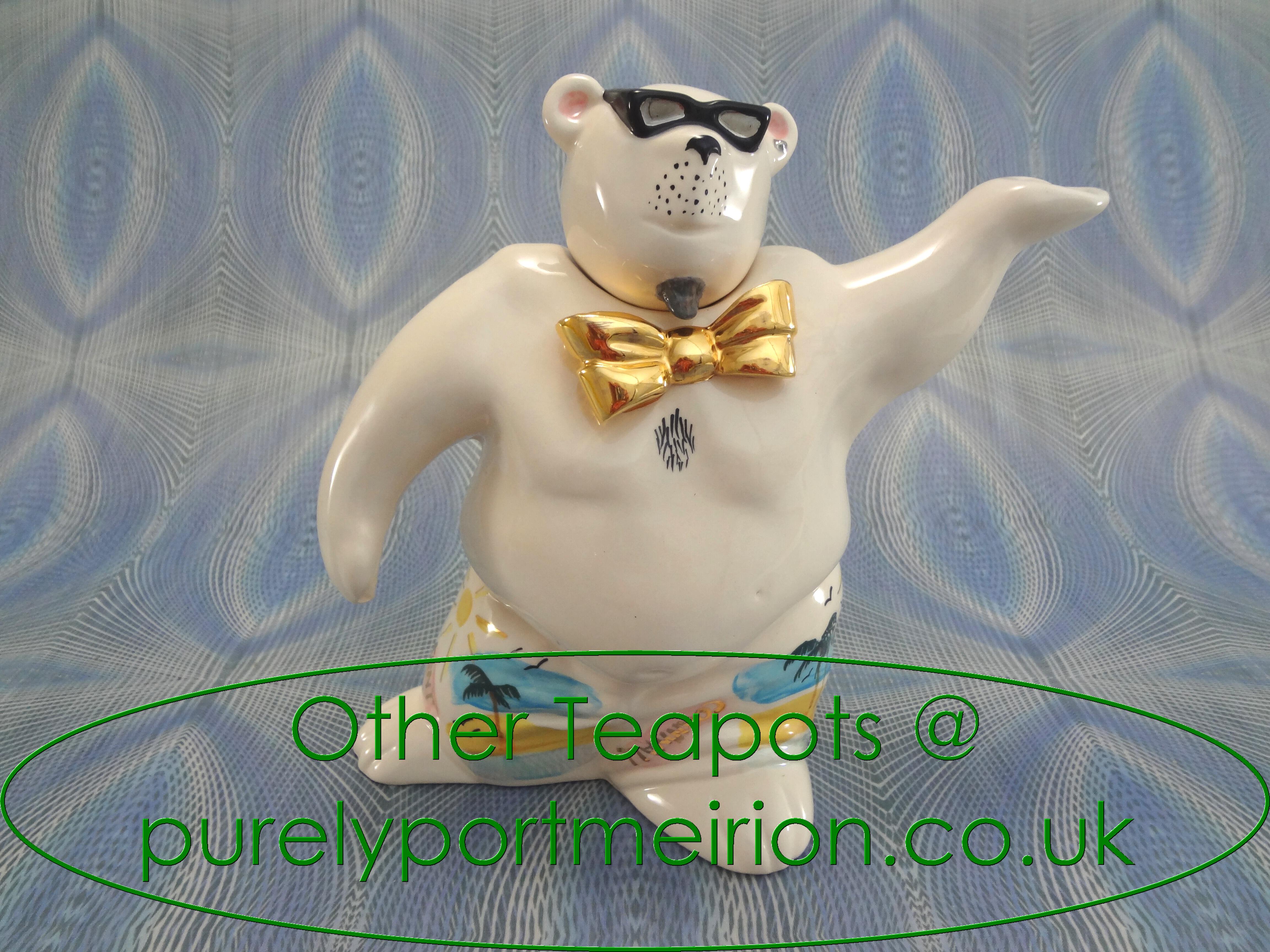 Andy Titcomb Mr Polar Bear Limited Edition Teapot, Signed, OT7