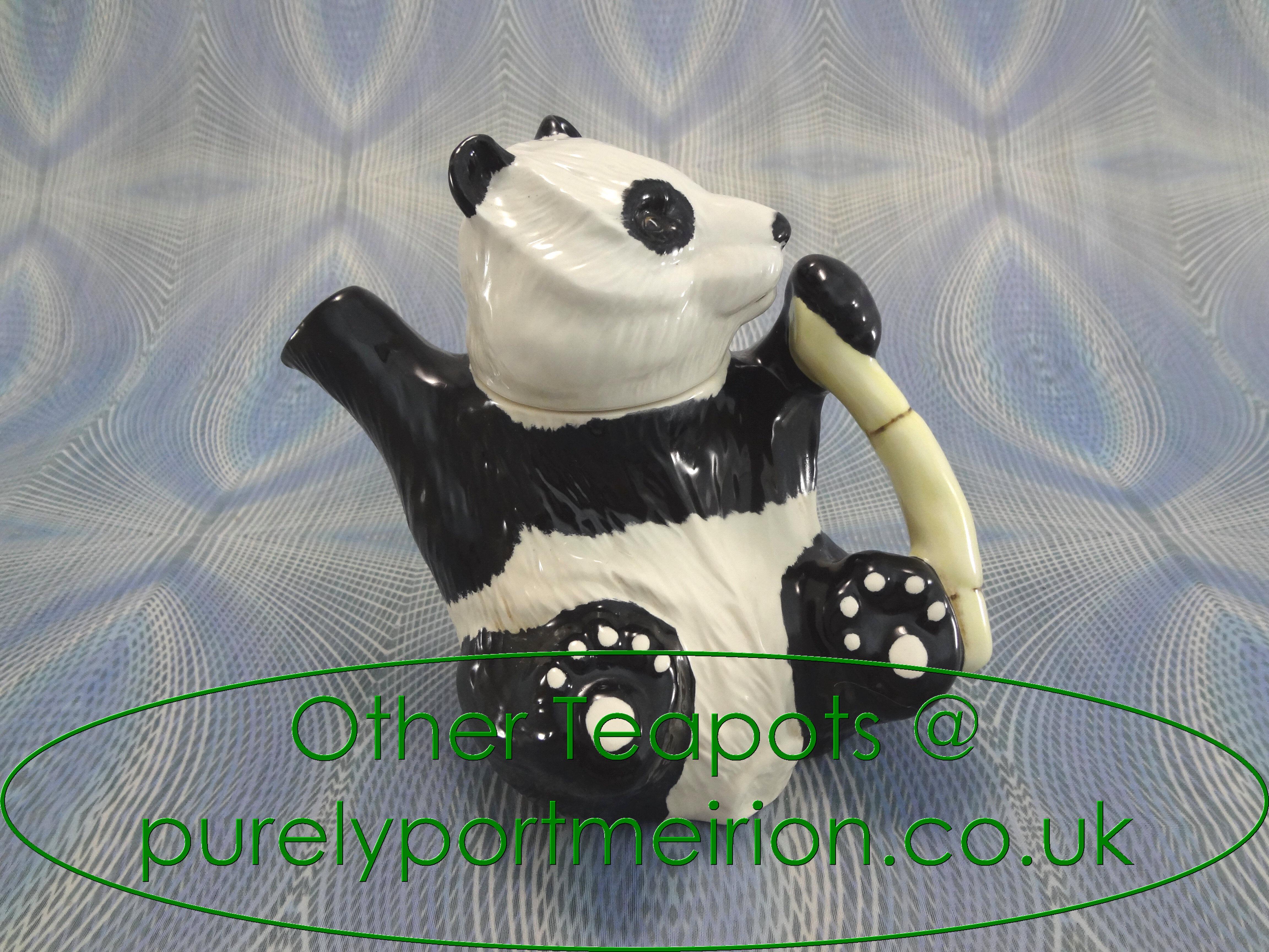 Beswick Panda With Bamboo Teapot, OT17