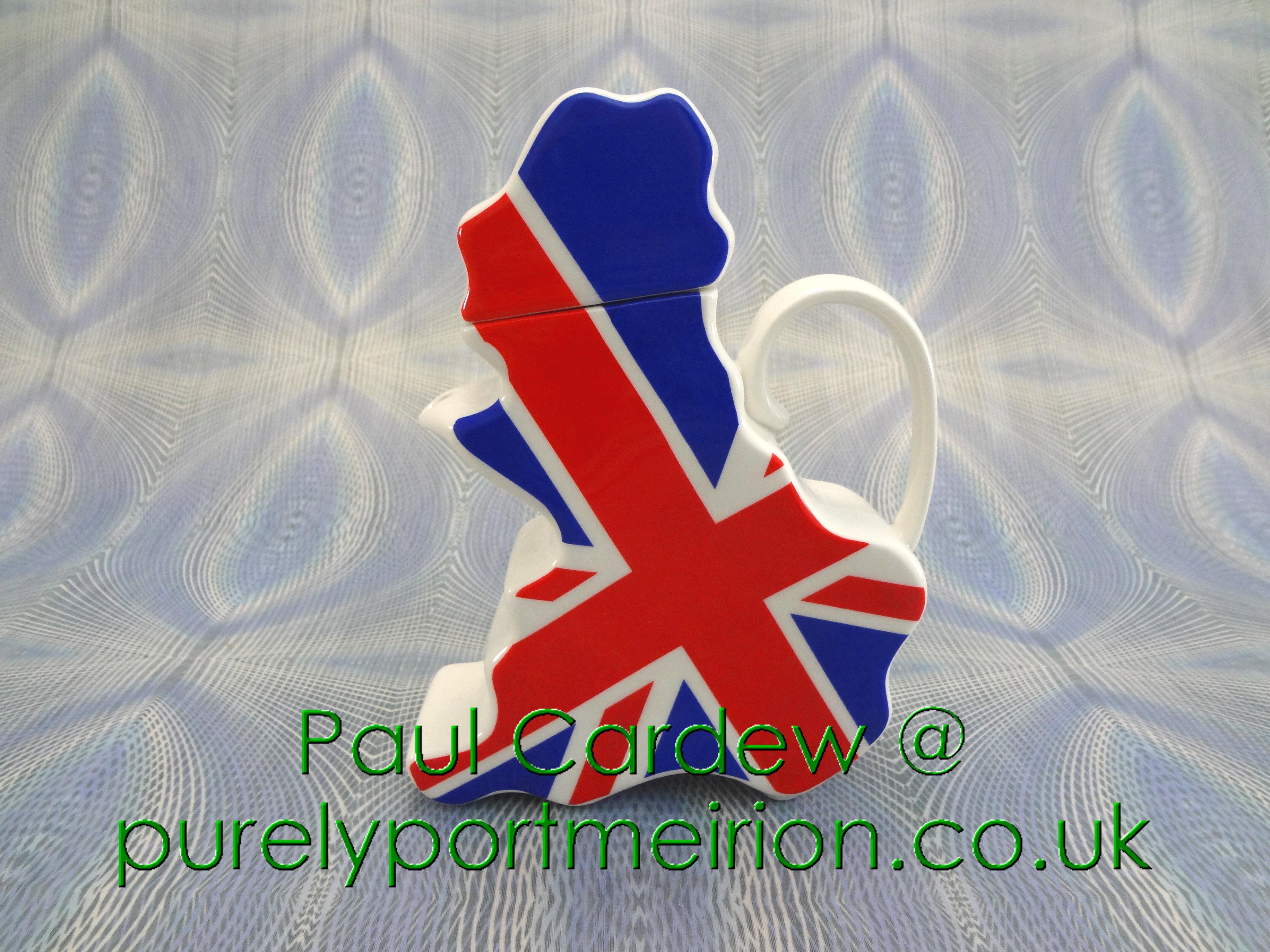 Paul Cardew Design GB-Tea UK Map Teapot, TP313