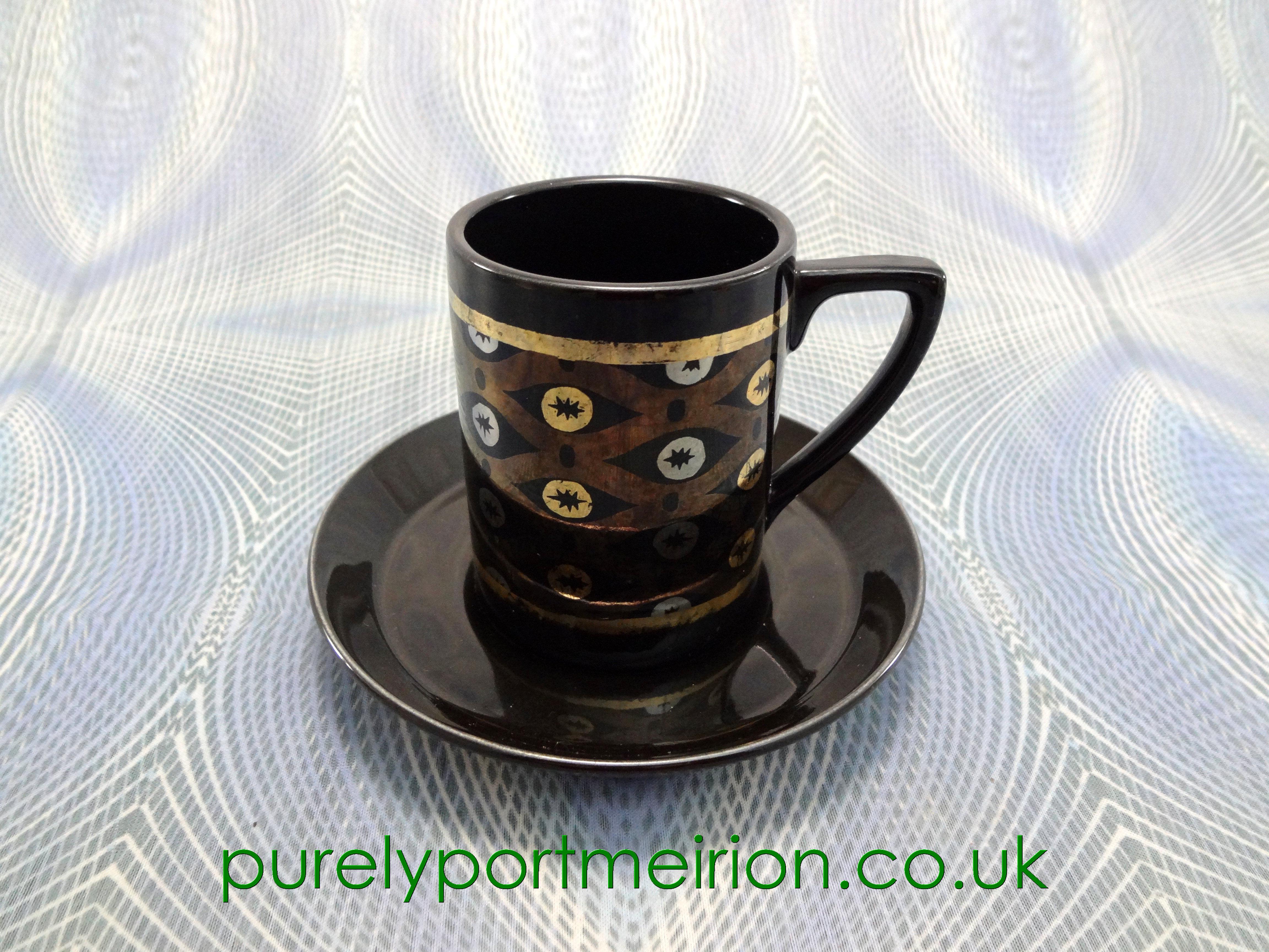 Portmeirion Persian Brocade Vintage Coffee Cup & Saucer, PER3