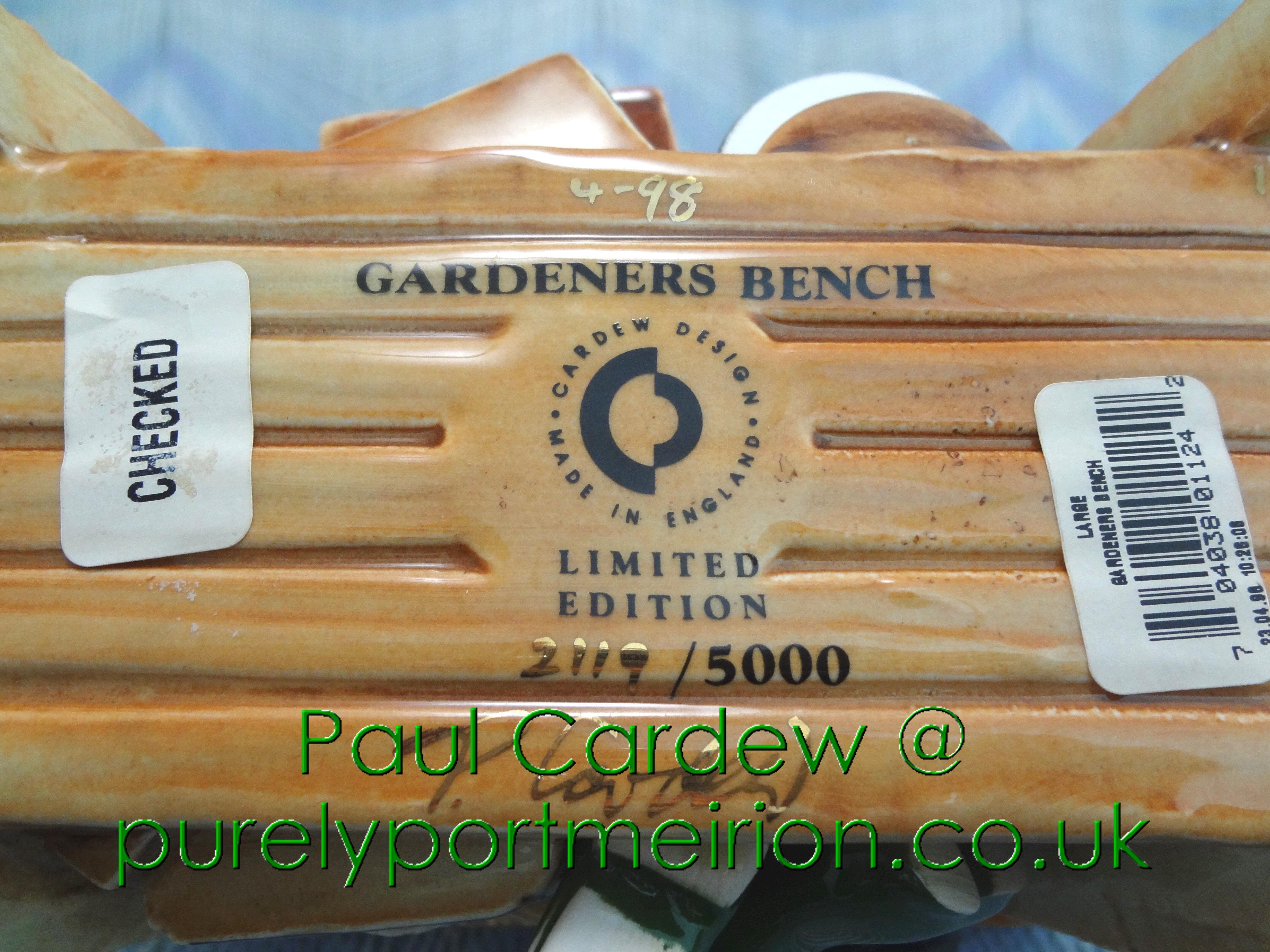 Paul Cardew Design Large Gardeners Bench Teapot, TP325