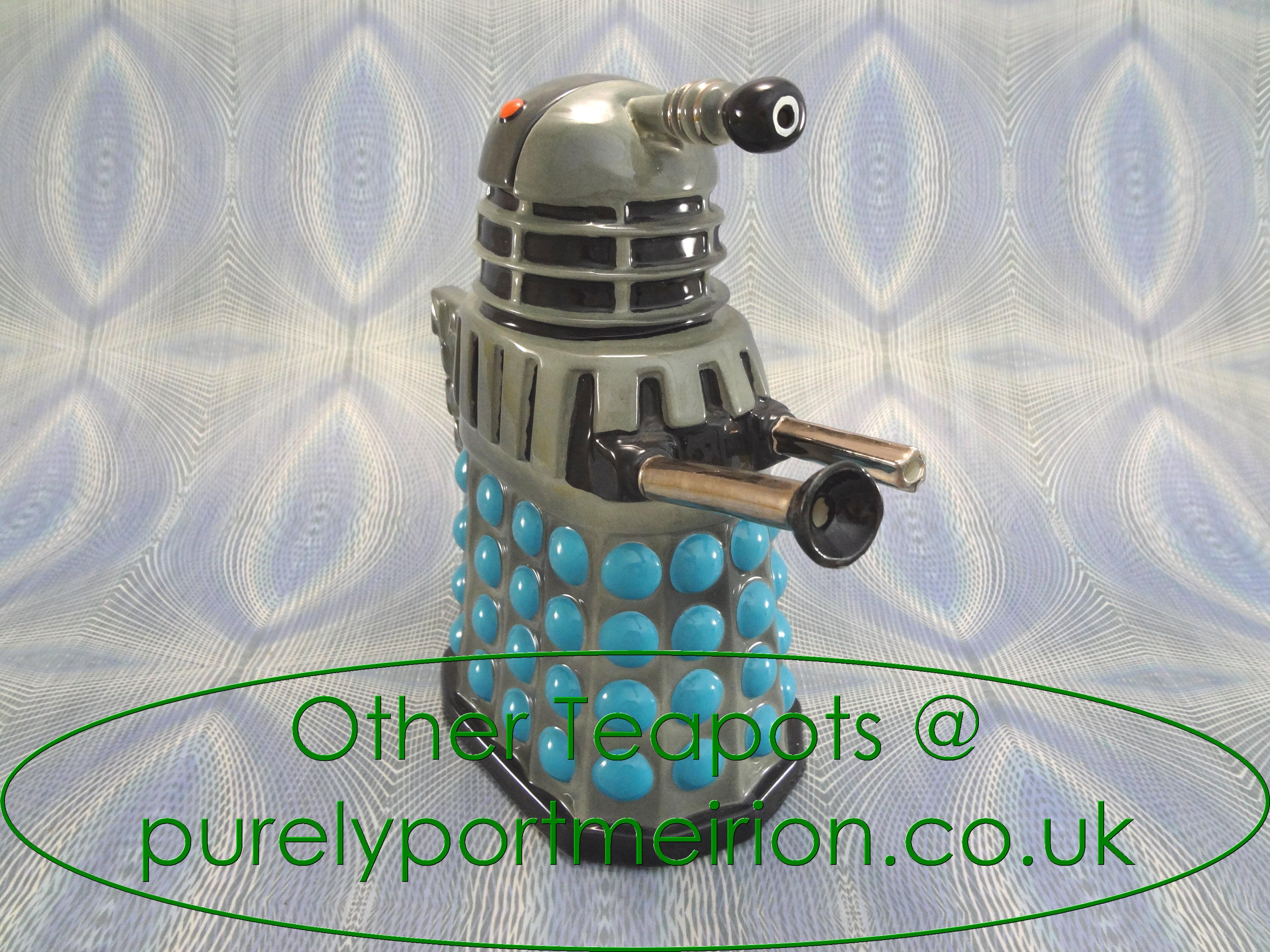 Gary Seymour Dr Who Dalek Collectable Prototype Teapot, OT6