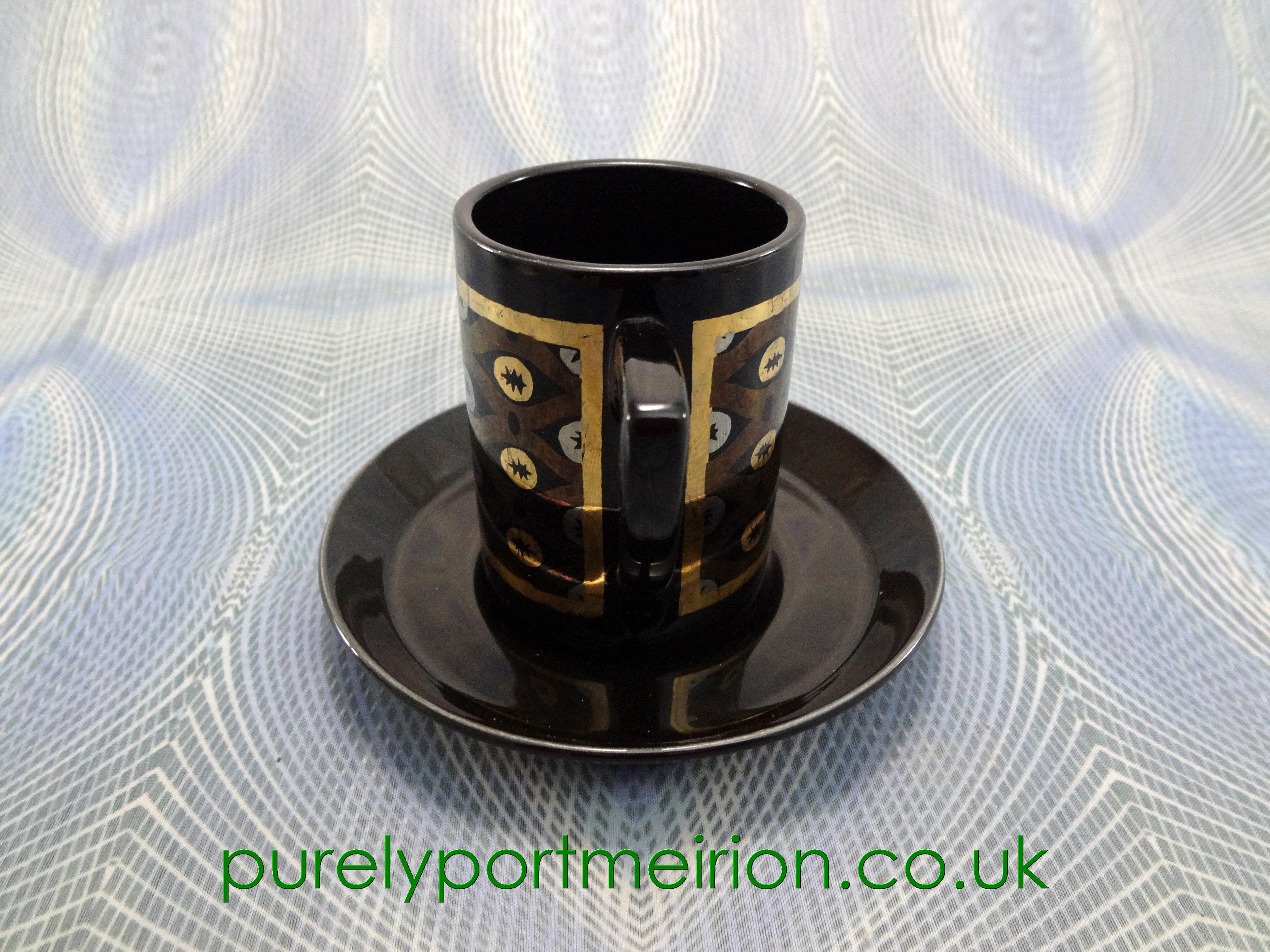 Portmeirion Persian Brocade Vintage Coffee Cup & Saucer, PER3