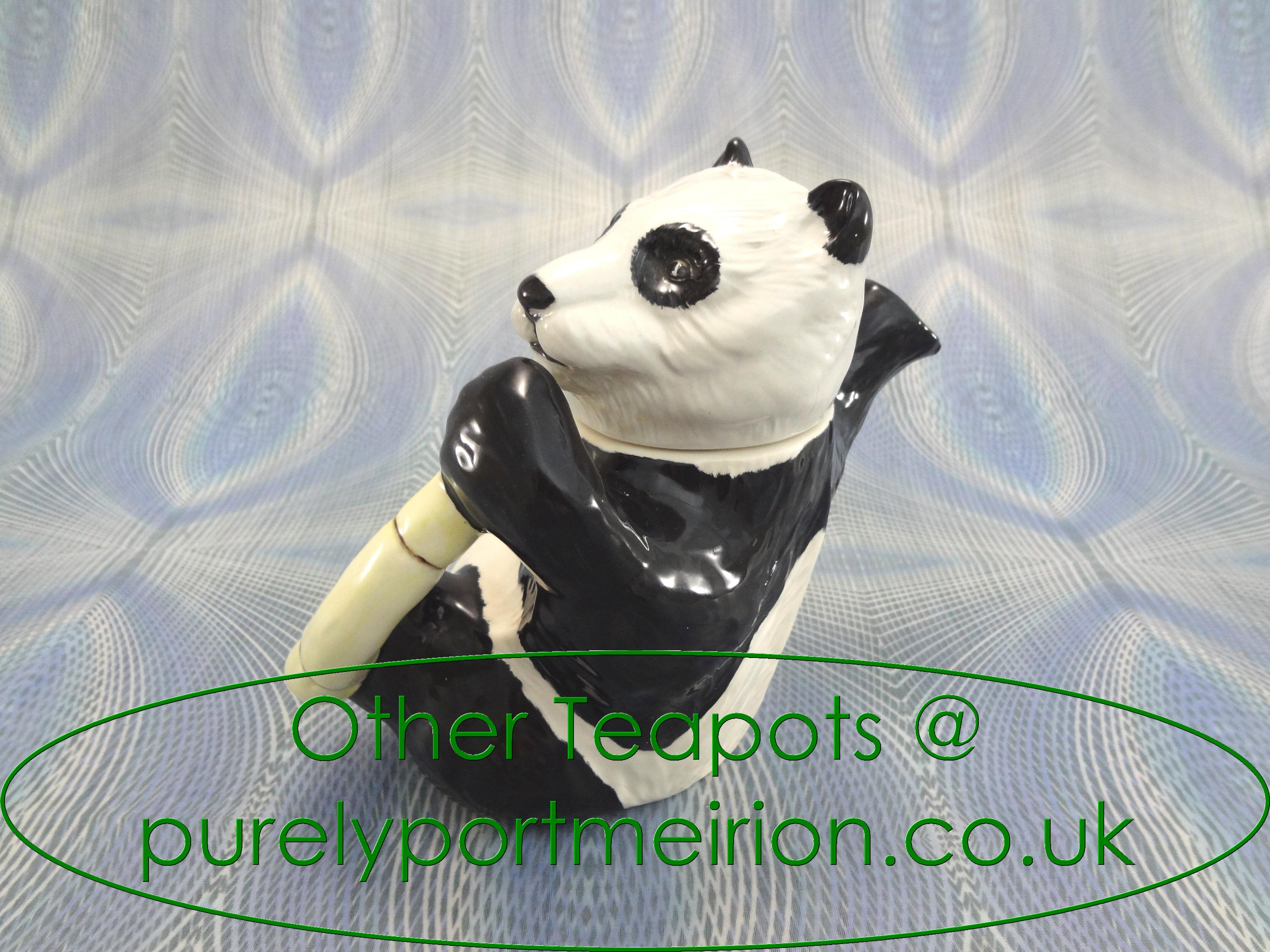 Beswick Panda With Bamboo Teapot, OT17