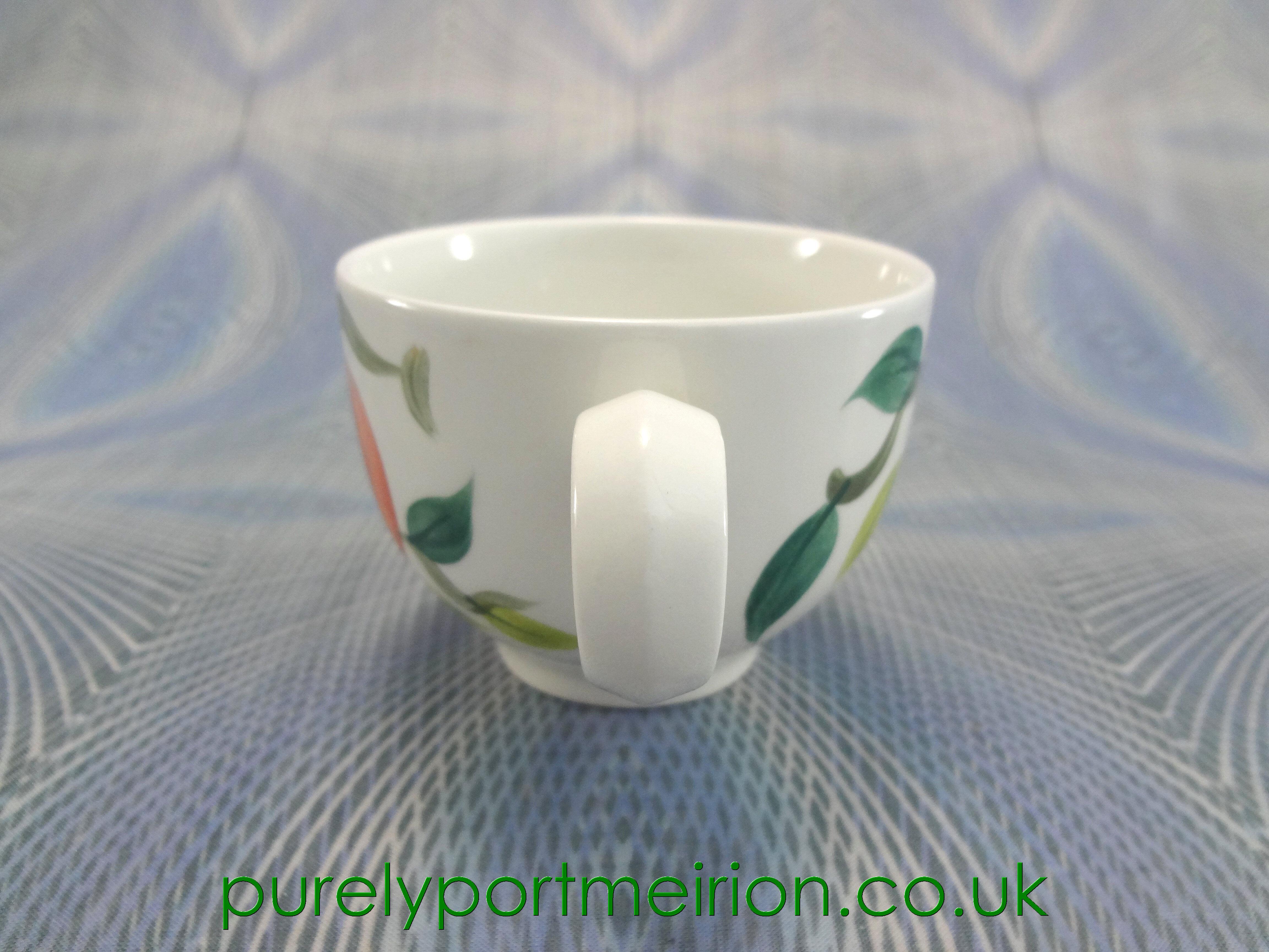 Portmeirion Pottery Peach Tree Teacup, PT1