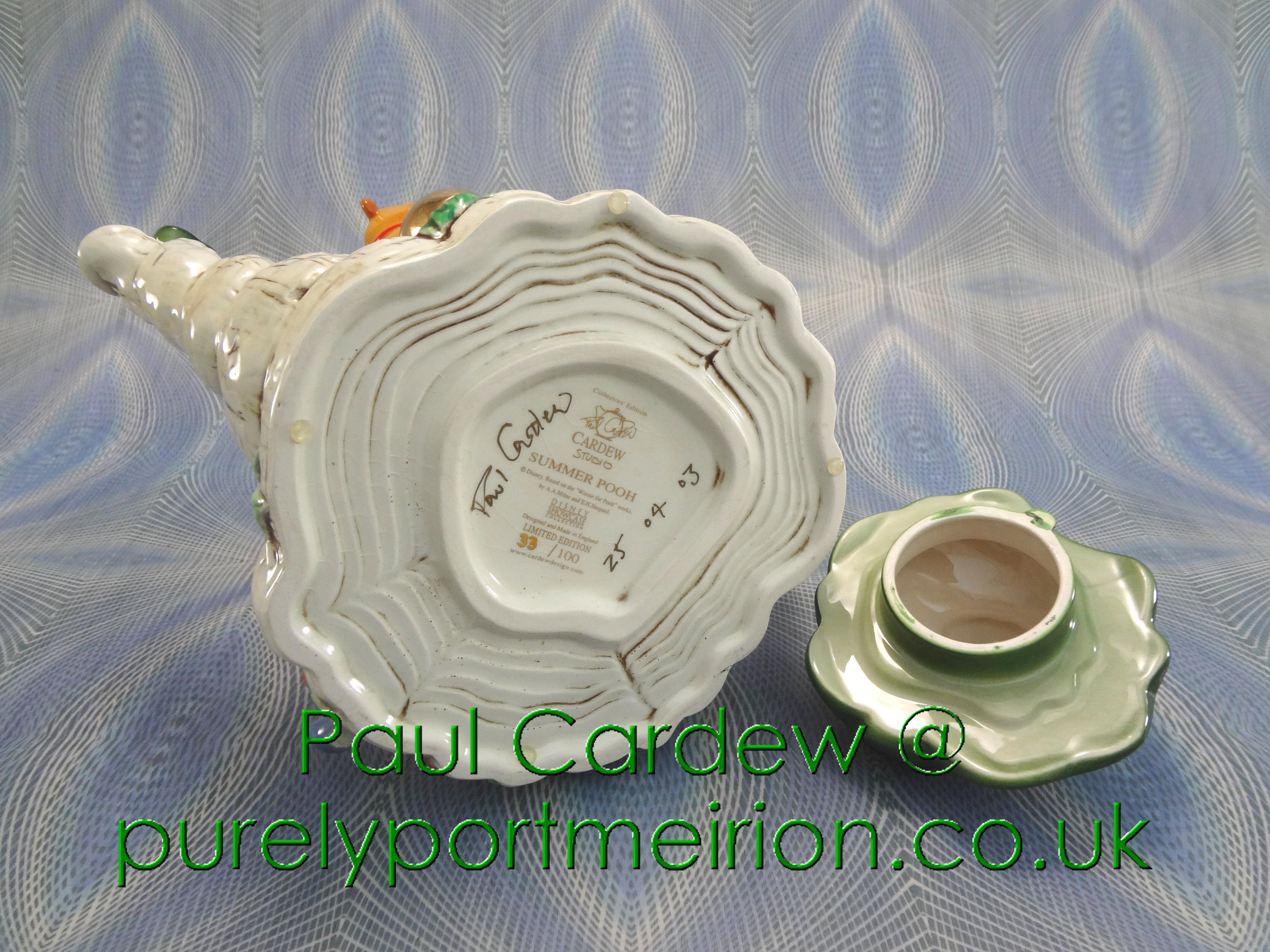 Paul Cardew Design Disney Showcase Summer Pooh Teapot, TP328