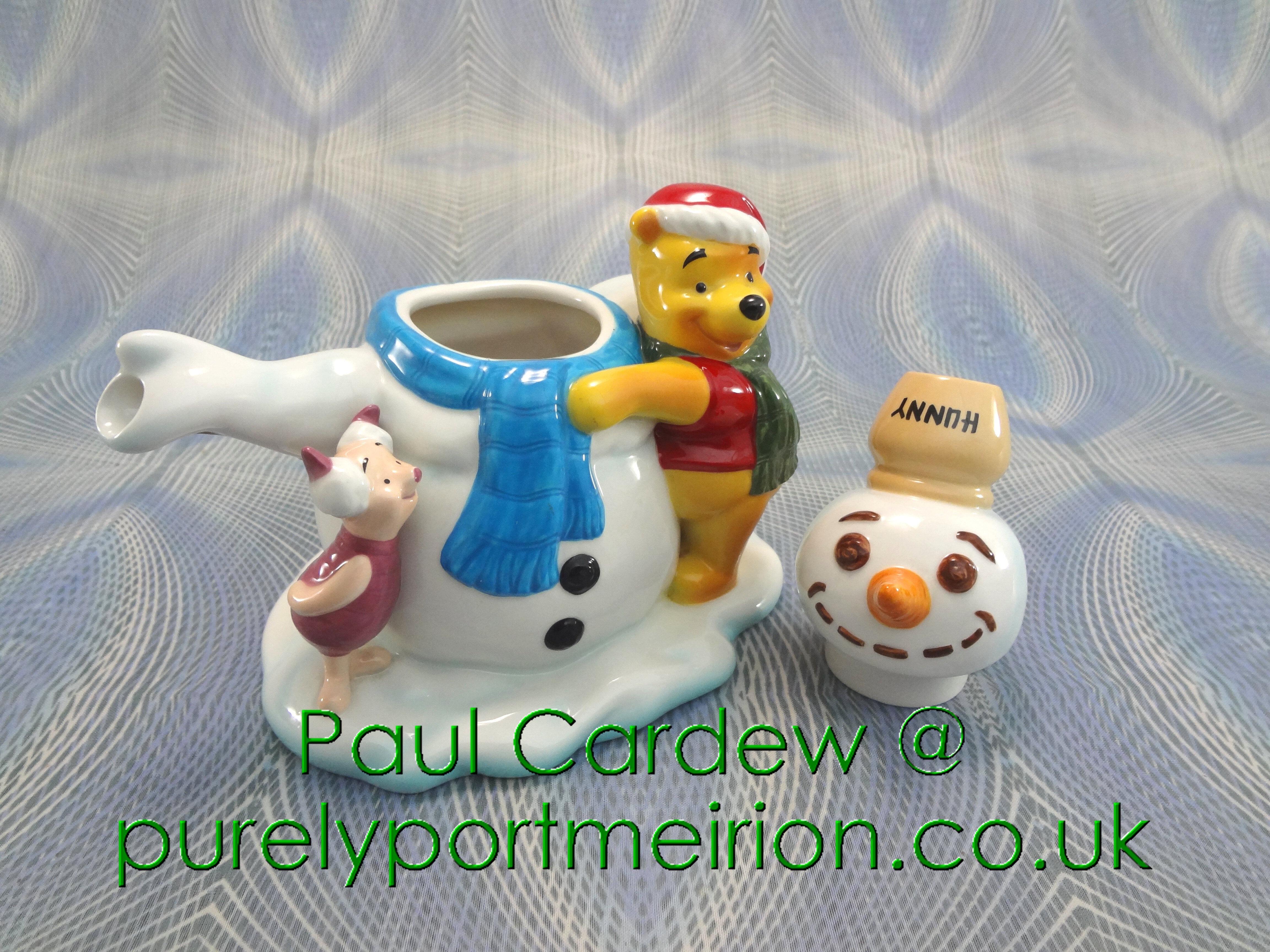 Paul Cardew Design Disney Showcase Winter Pooh Teapot, TP329