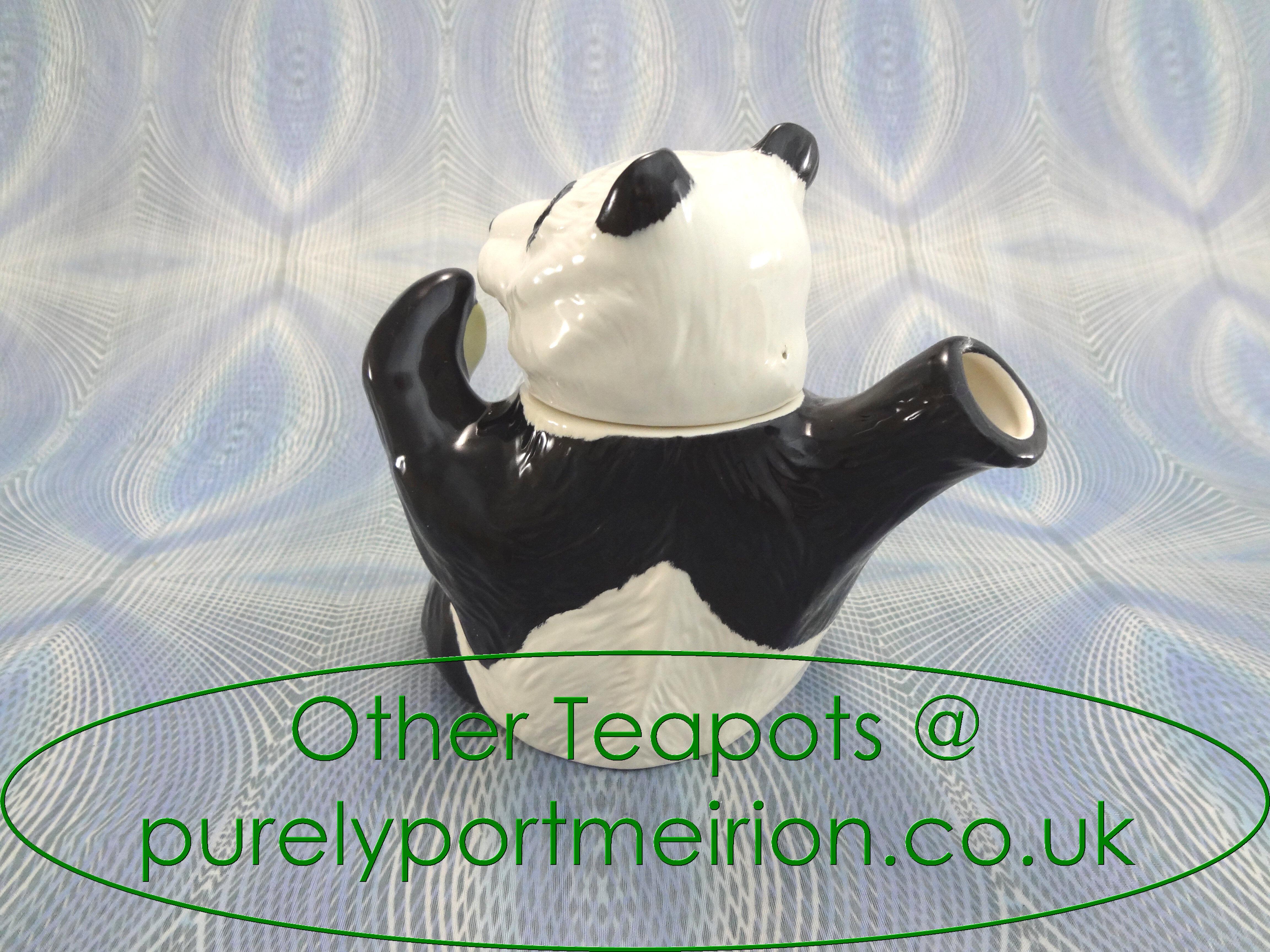Beswick Panda With Bamboo Teapot, OT17