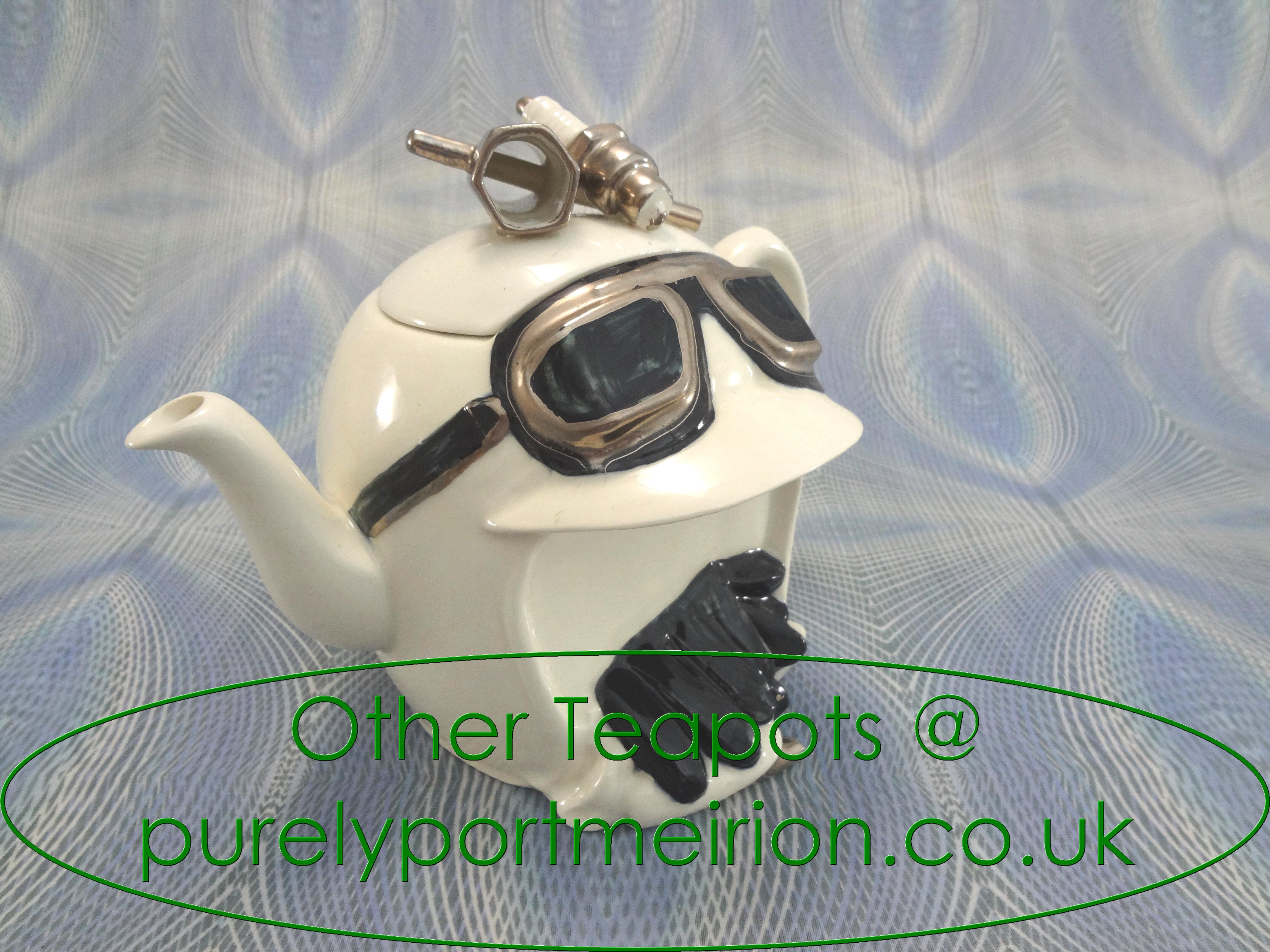 Racing Helmet Collectable Teapot, OT24