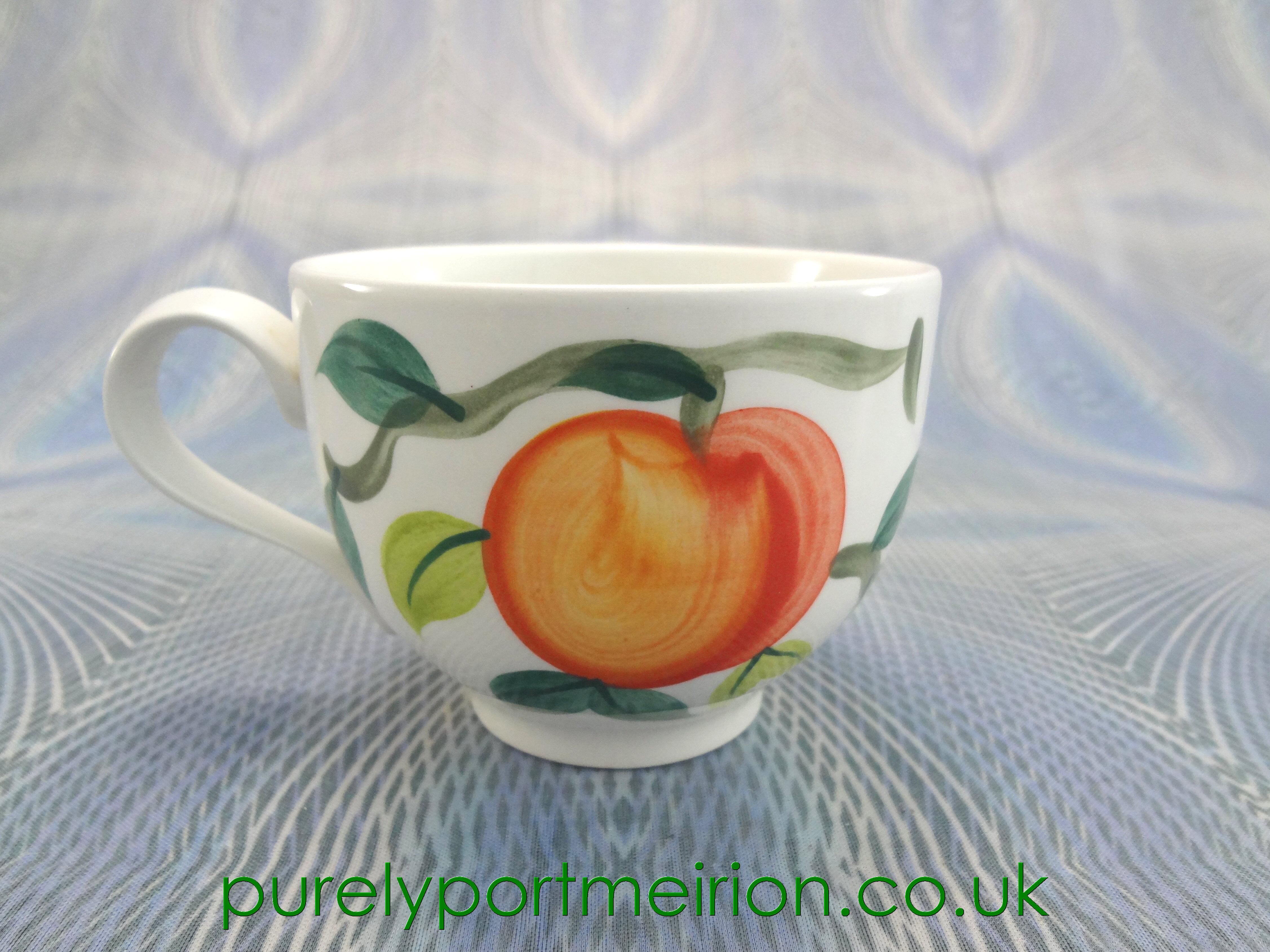 Portmeirion Pottery Peach Tree Teacup, PT1