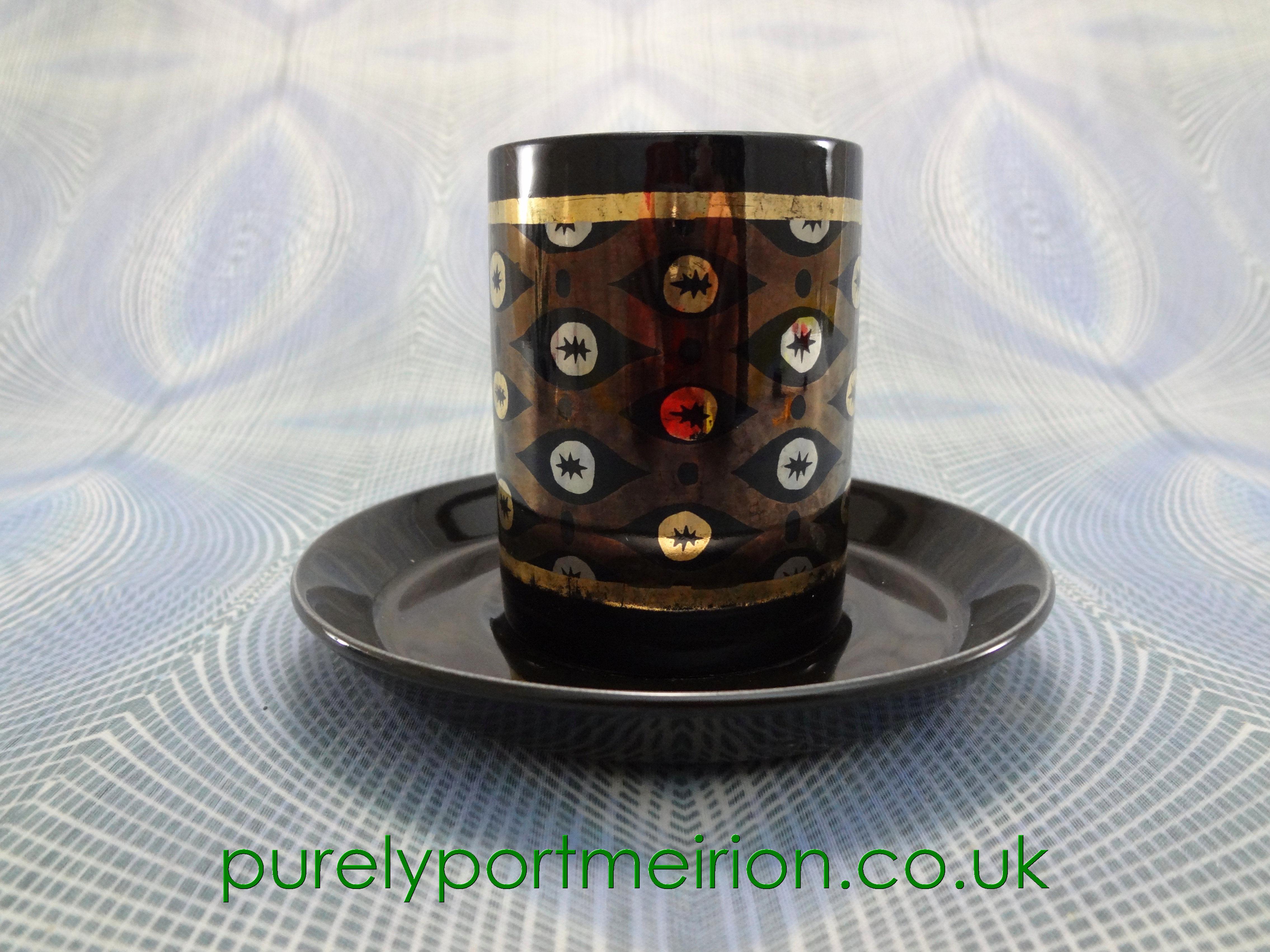 Portmeirion Persian Brocade Vintage Coffee Cup & Saucer, PER3