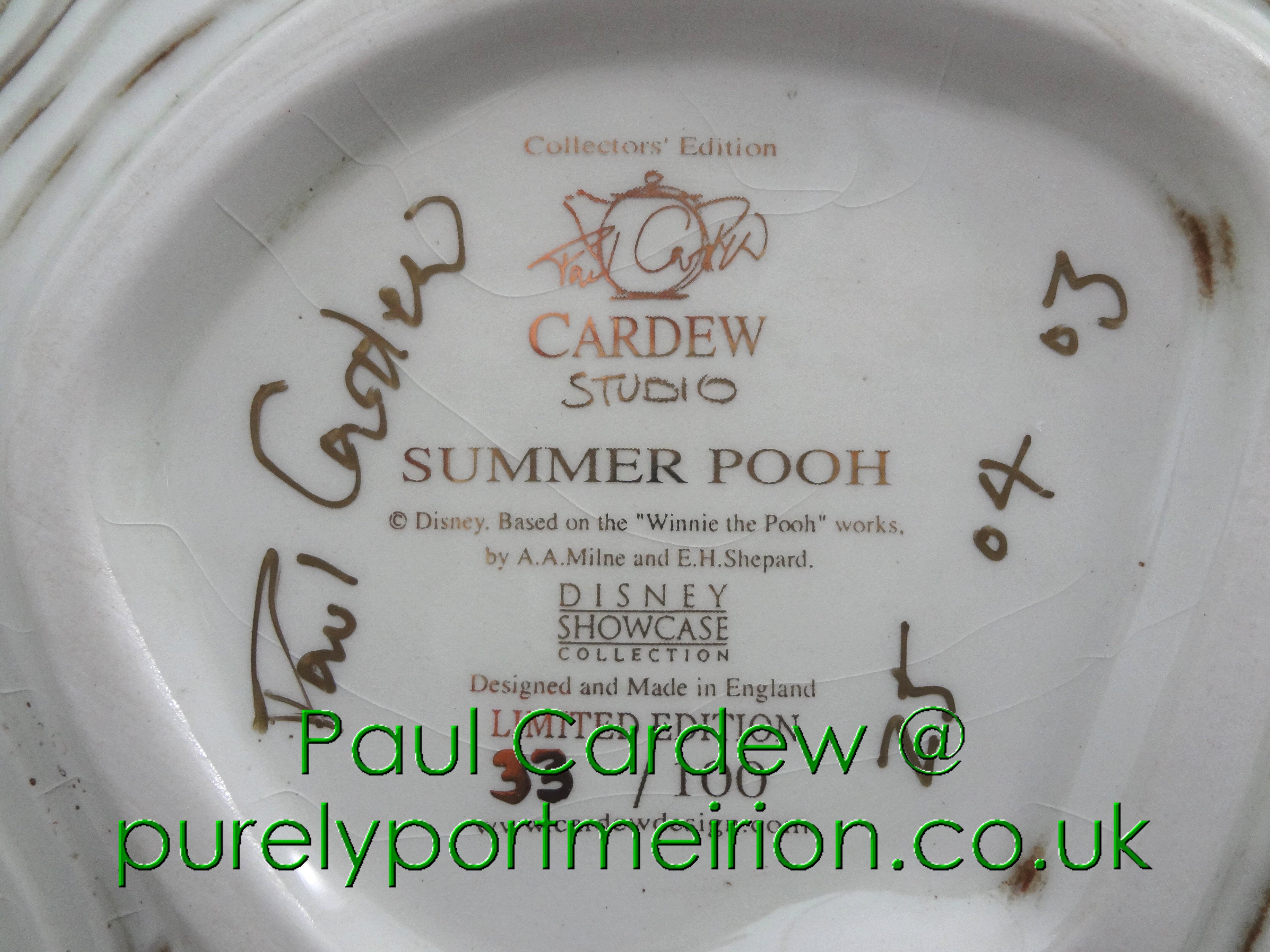 Paul Cardew Design Disney Showcase Summer Pooh Teapot, TP328