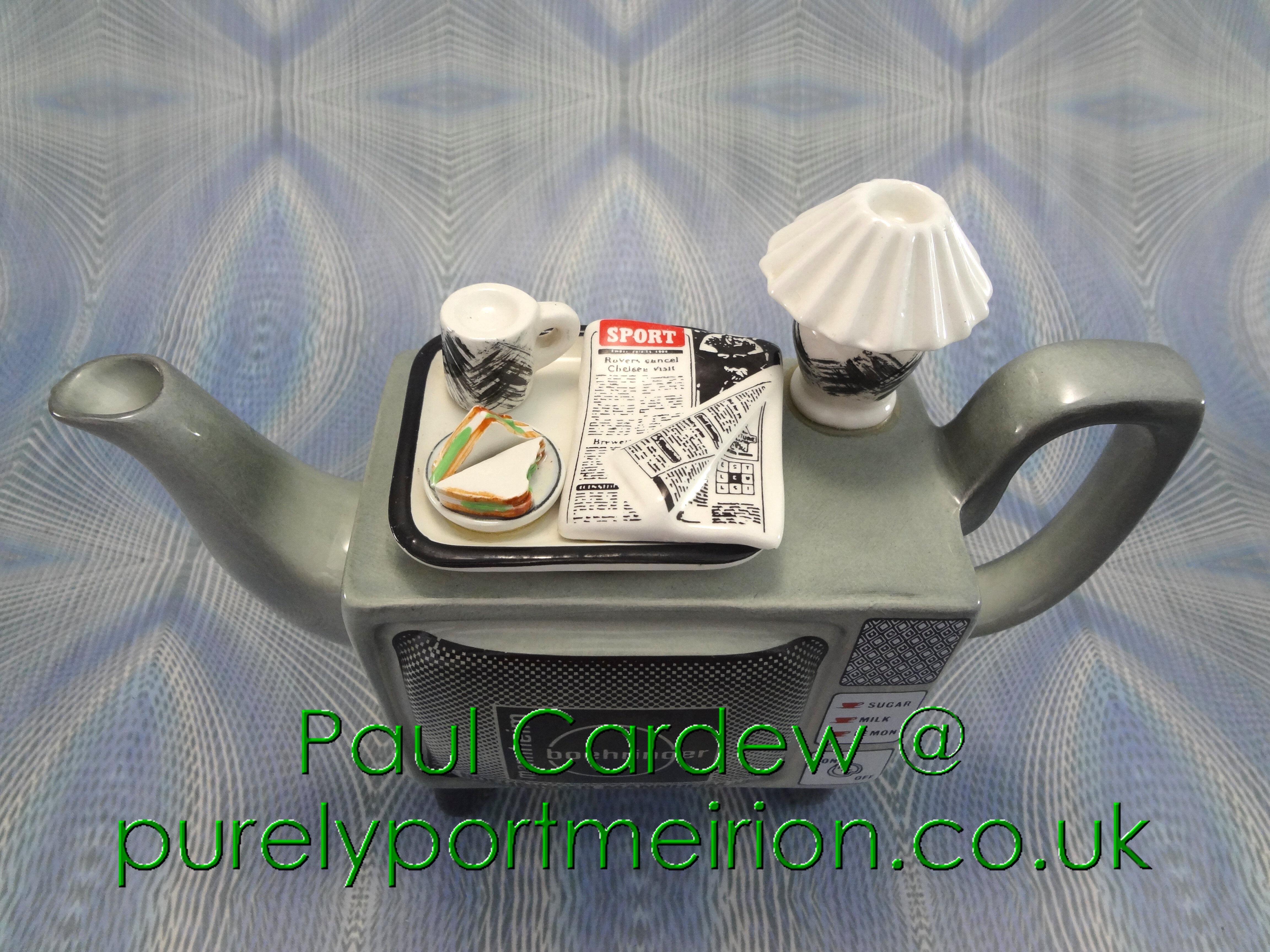 Paul Cardew South West Ceramics Television Teapot, TP332