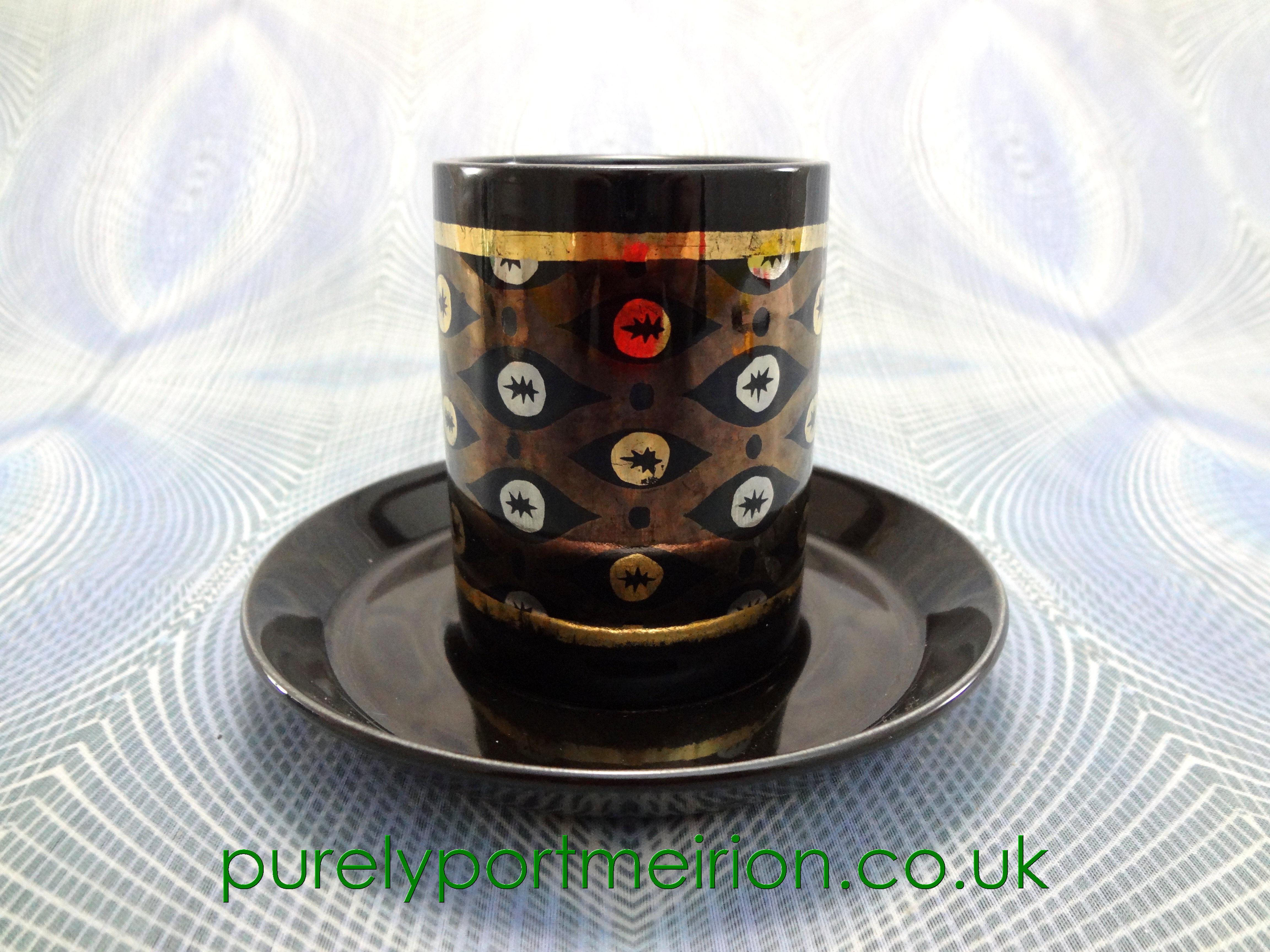 Portmeirion Persian Brocade Vintage Coffee Cup & Saucer, PER3