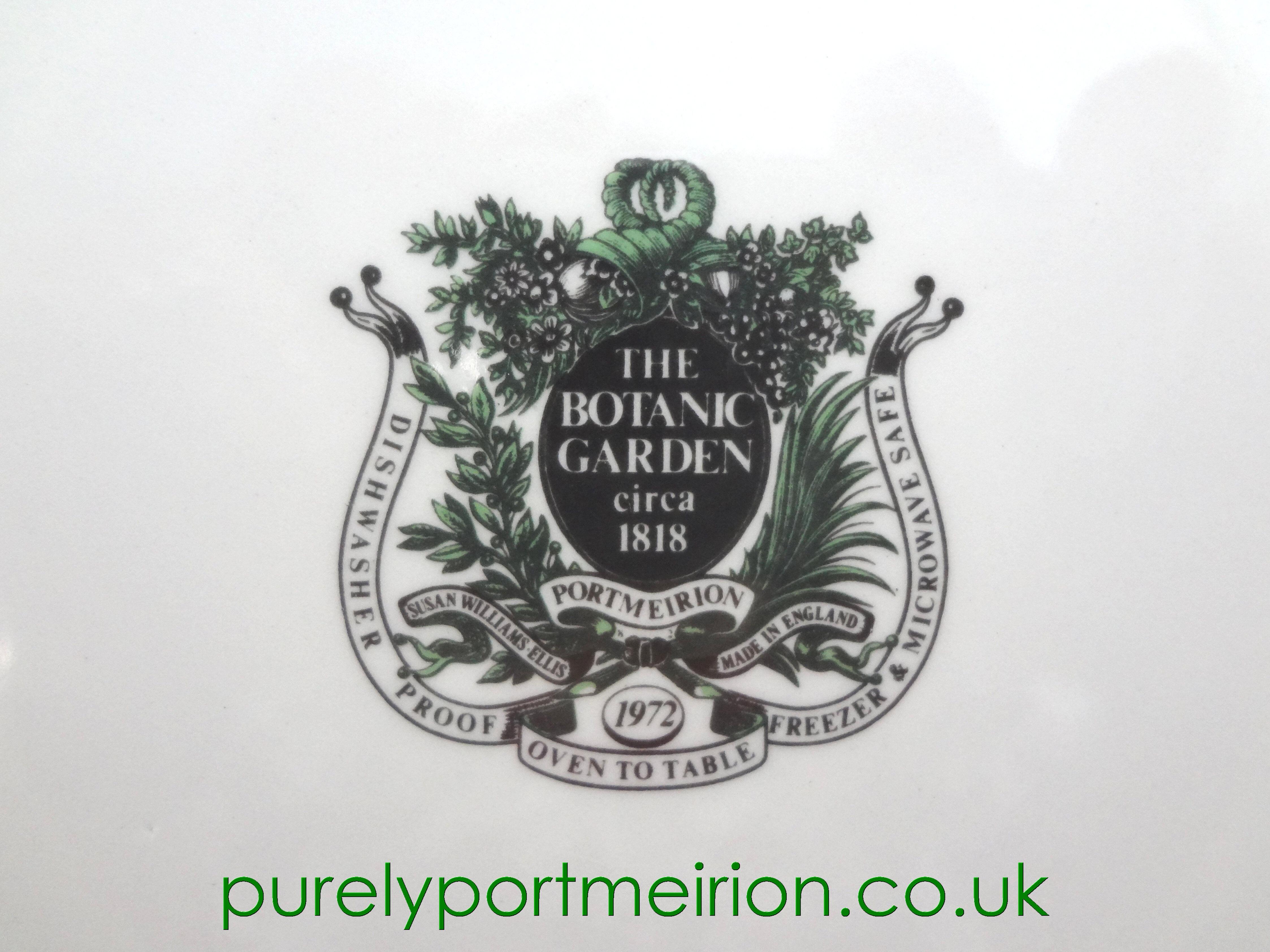 Portmeirion Pottery Botanic Garden Side Plate, Rhododendron, BG1177