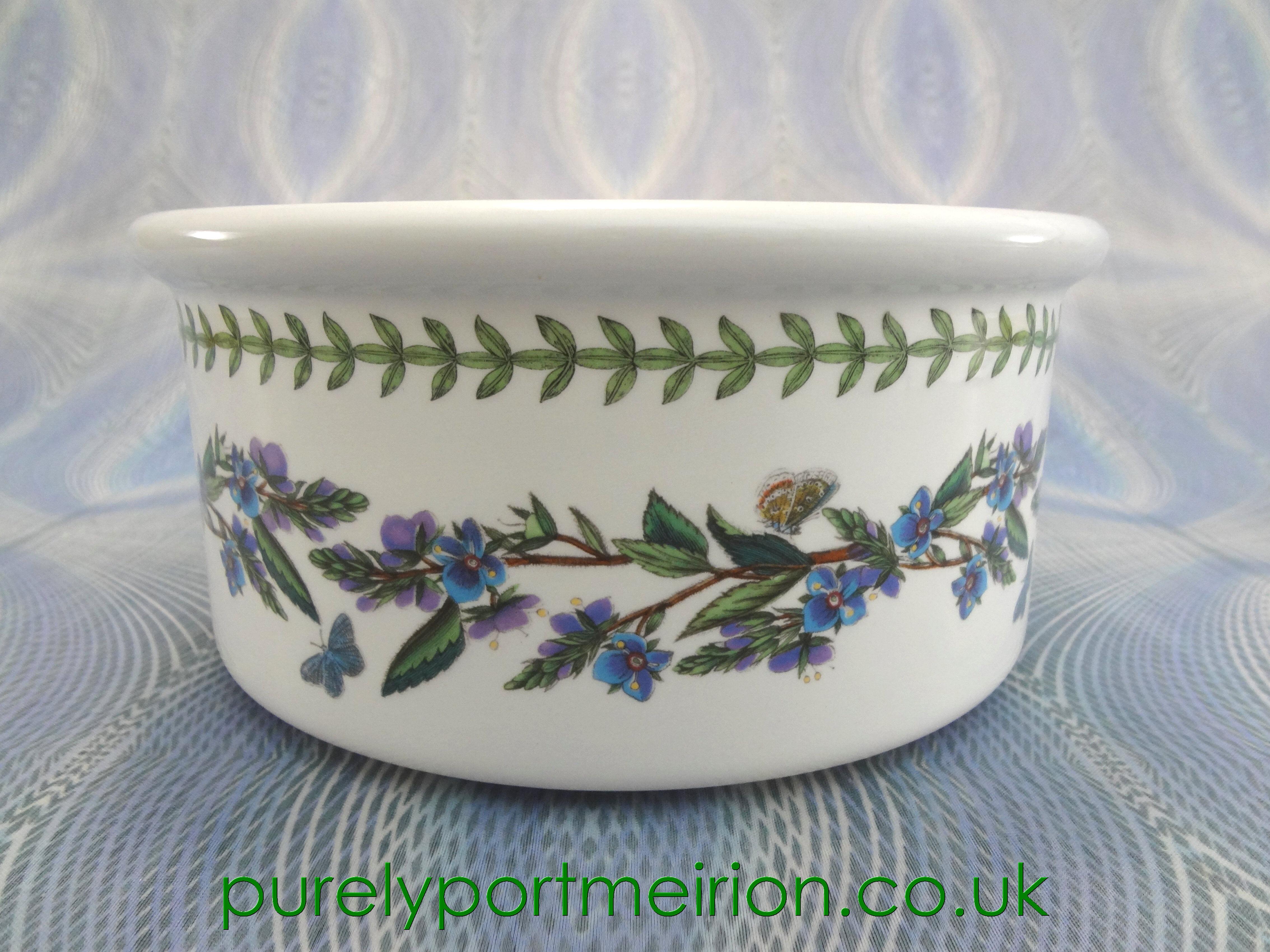Portmeirion Pottery Botanic Garden Open Vegetable Tureen, Speedwell, BG1203