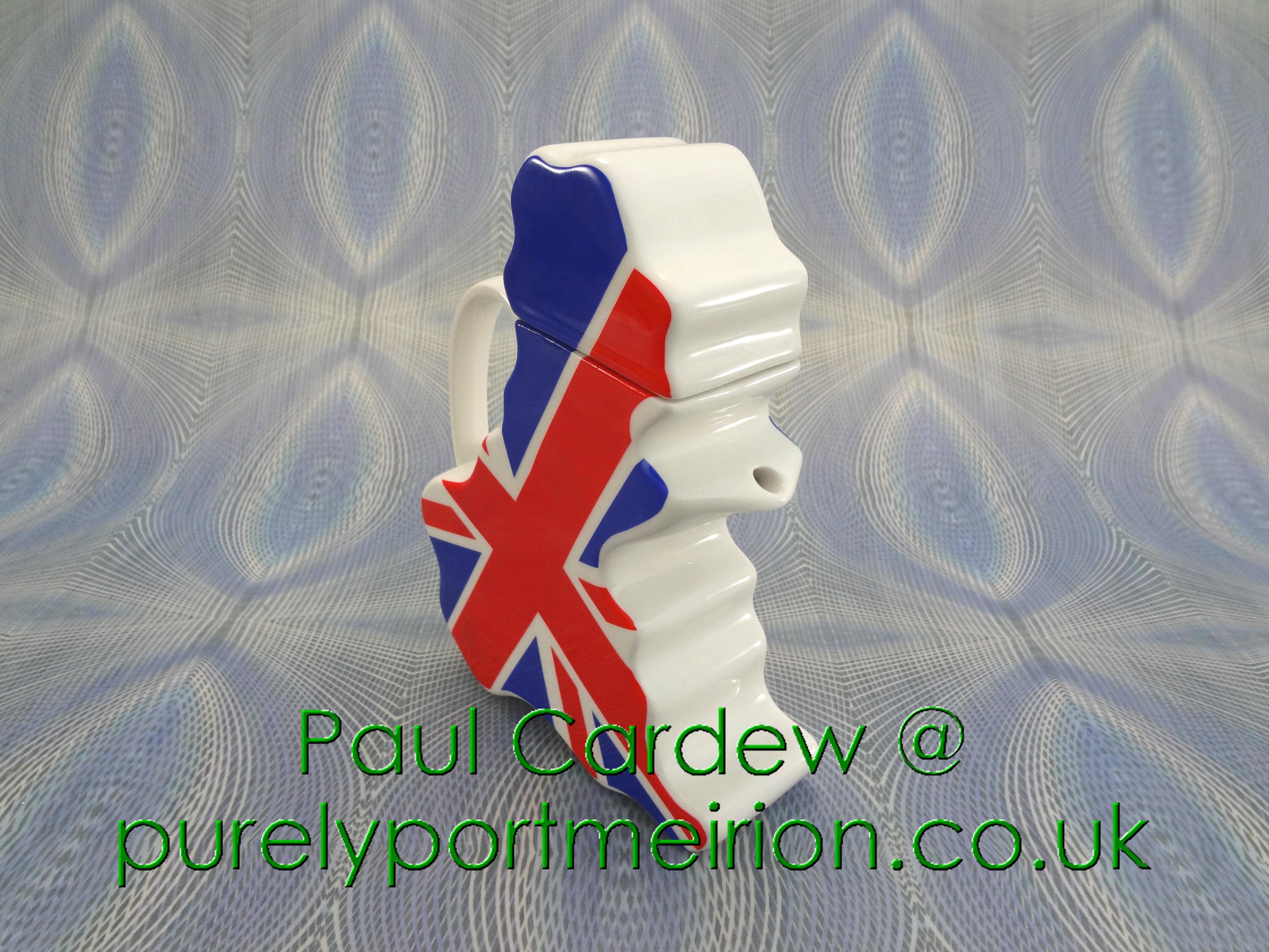 Paul Cardew Design GB-Tea UK Map Teapot, TP313