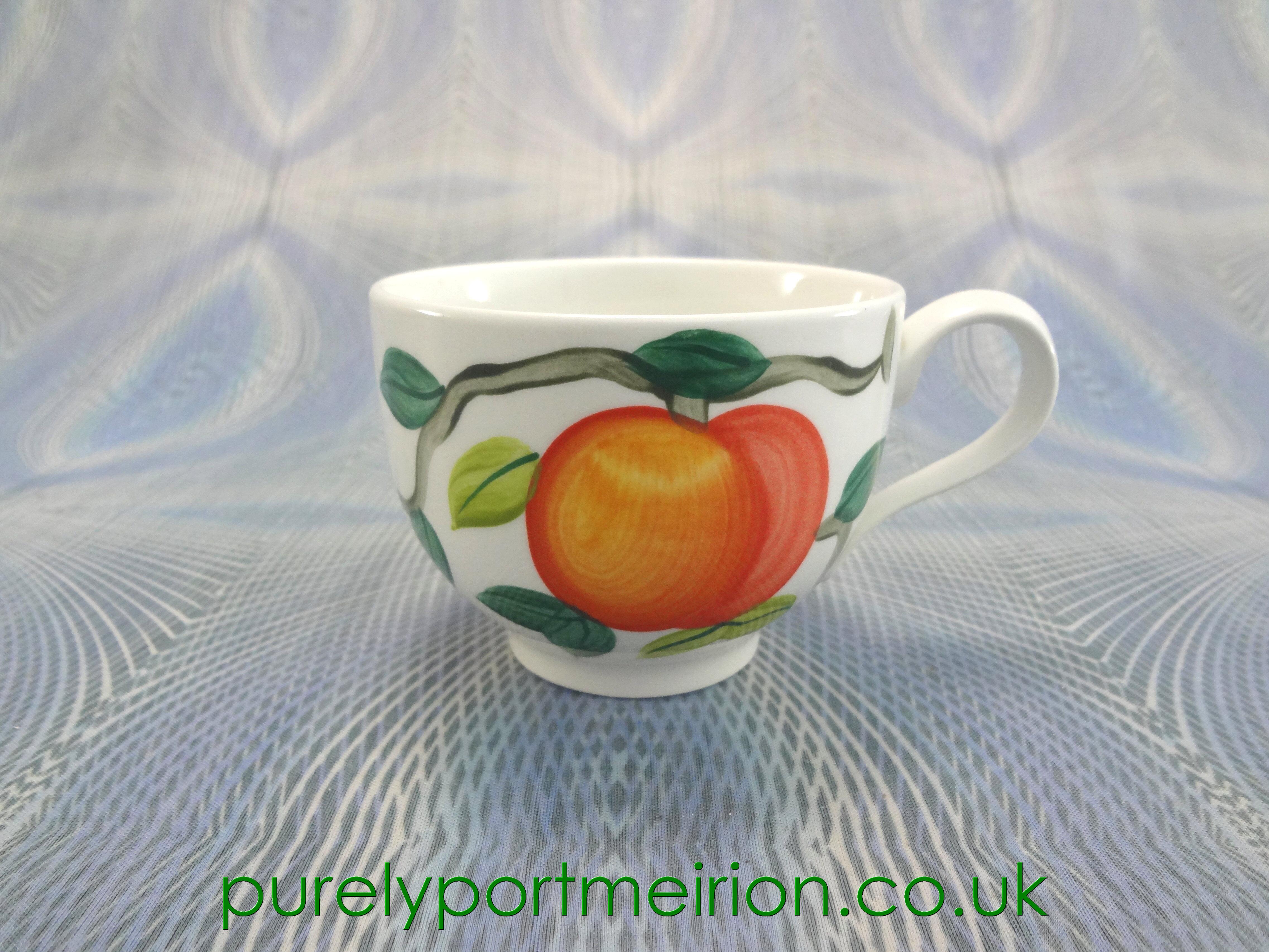 Portmeirion Pottery Peach Tree Teacup, PT3
