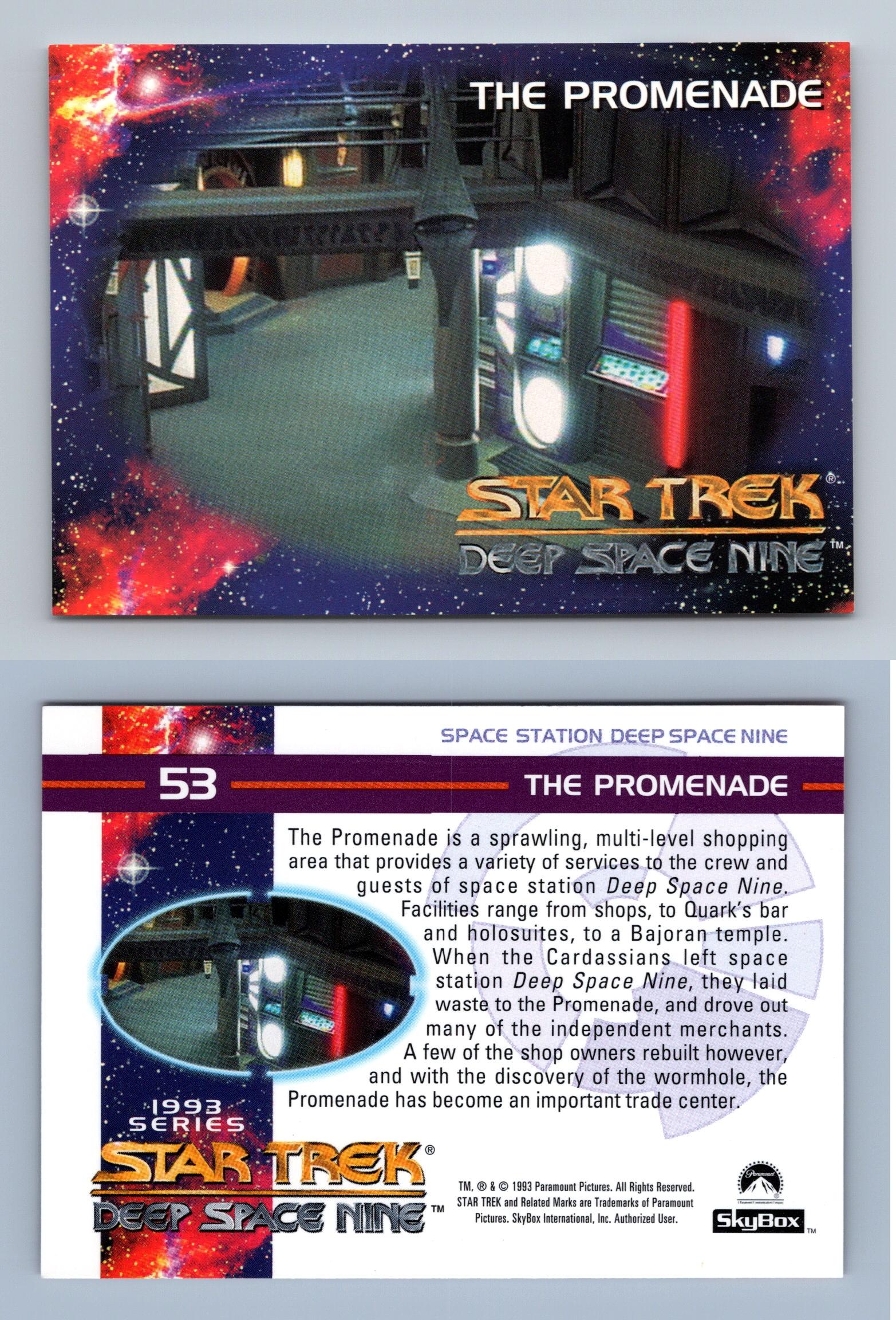 The Promenade #53 Star Trek Deep Space Nine 1993 Skybox Trading Card