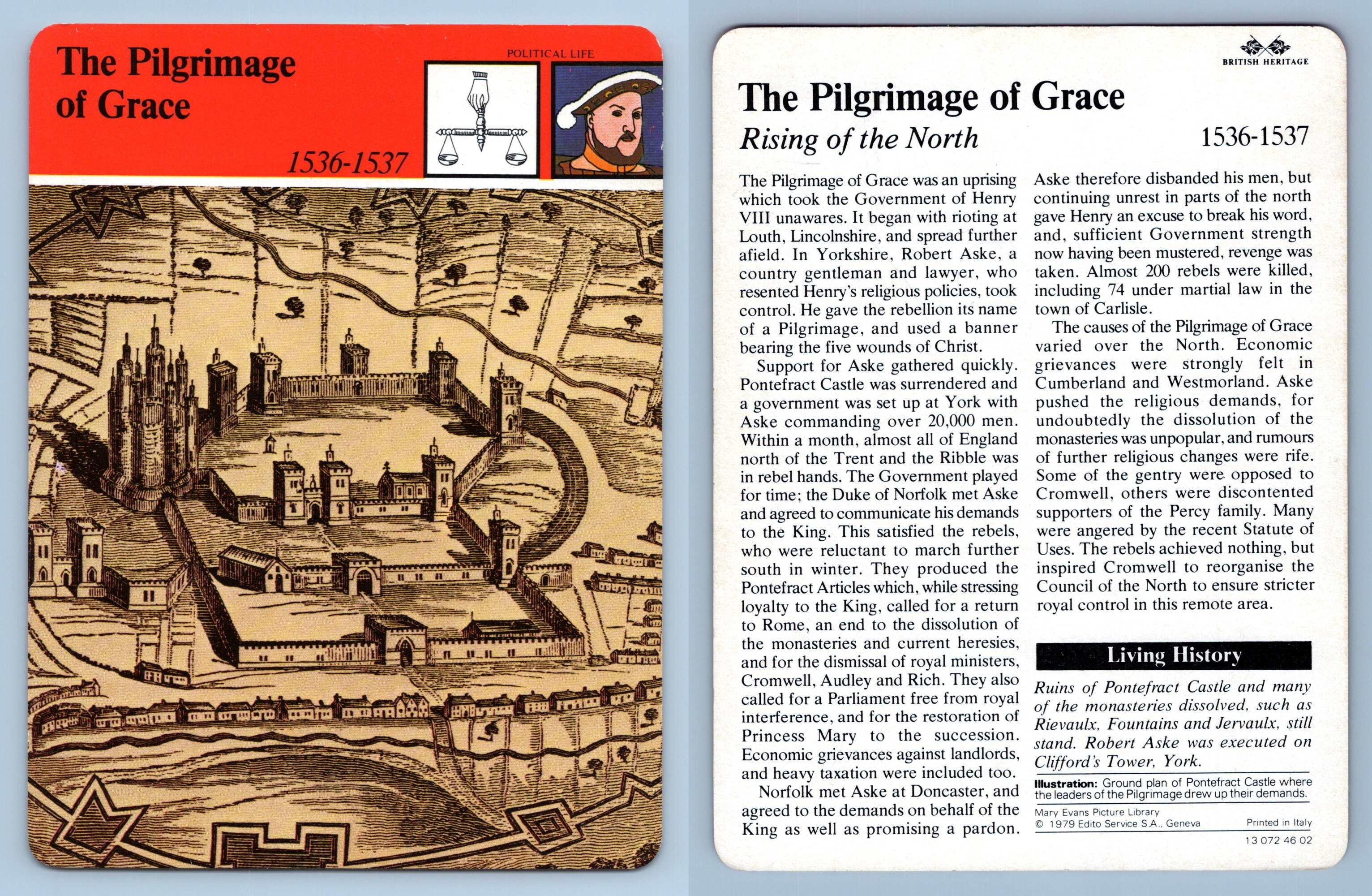 Pilgrimage Of Grace - Political - British Heritage Edito-Service SA ...