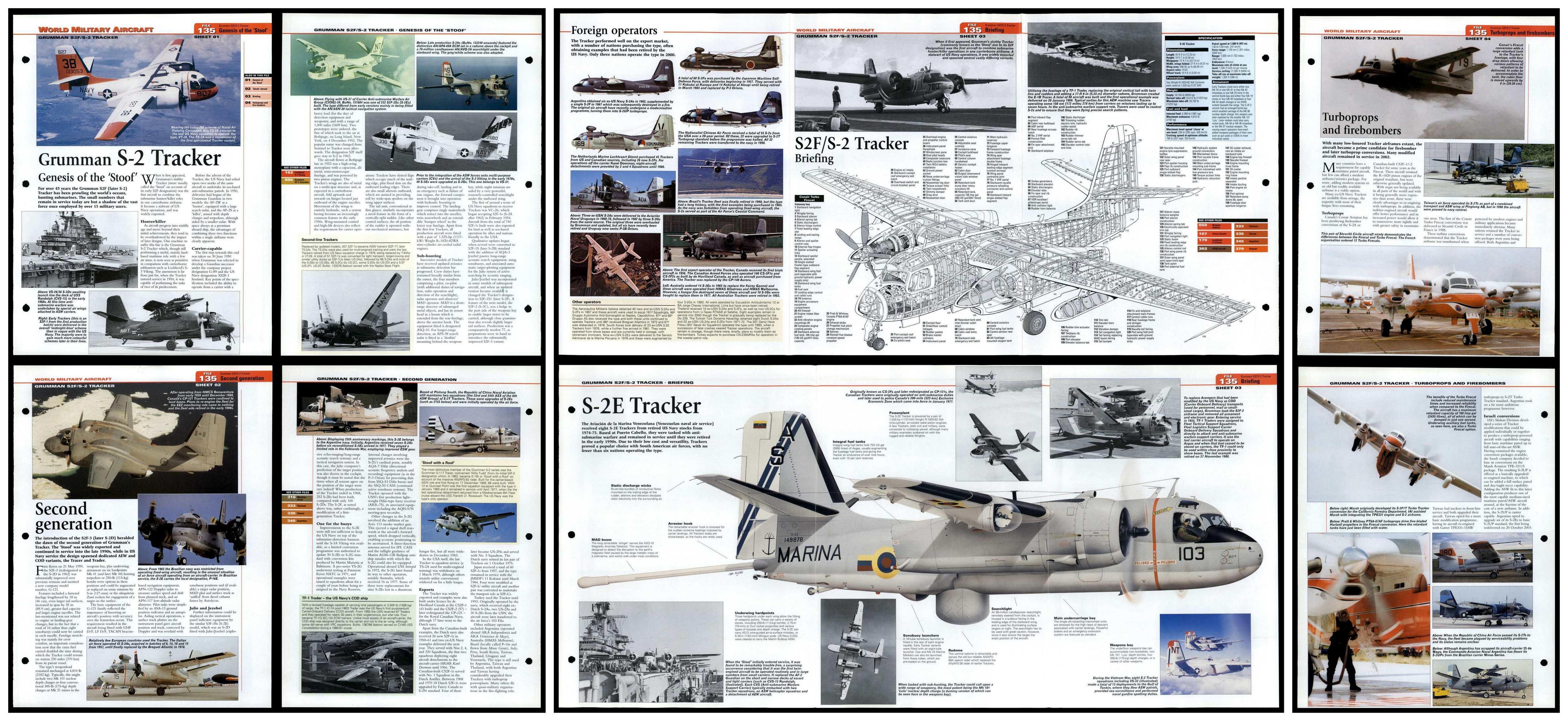Grumman S2F/S-2 Tracker #135 - Military - World Aircraft Information 4 ...