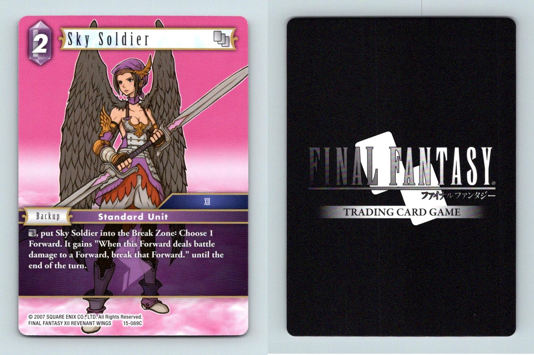 Sky Soldier #15-089C Final Fantasy Opus XV Crystal Dominion Common TCG Card