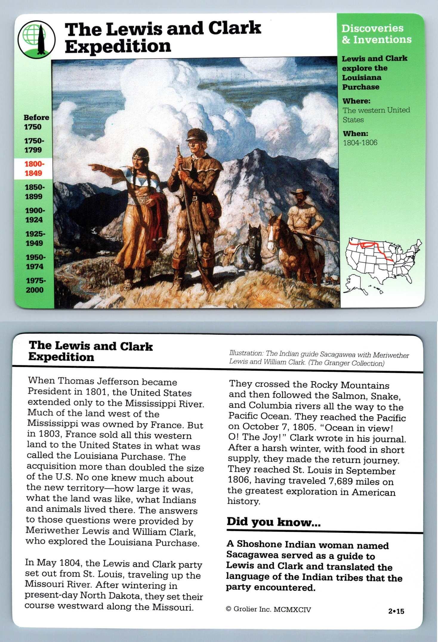 The Lewis And Clark Expedition #2.15 Discoveries & Inventions - Story ...