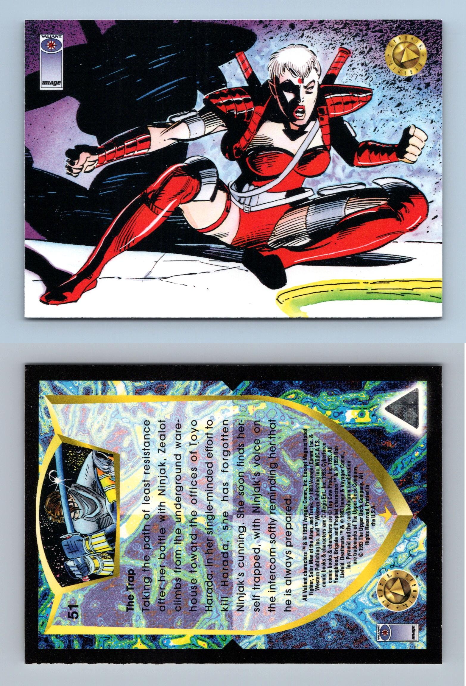 The Trap #51 Deathmate 1993 Upper Deck Trading Card