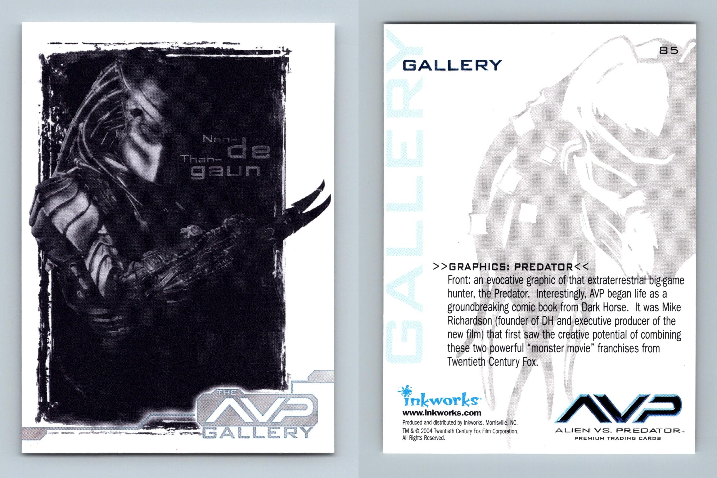 Gallery #85 Alien Vs Predator 2004 Inkworks Trading Card