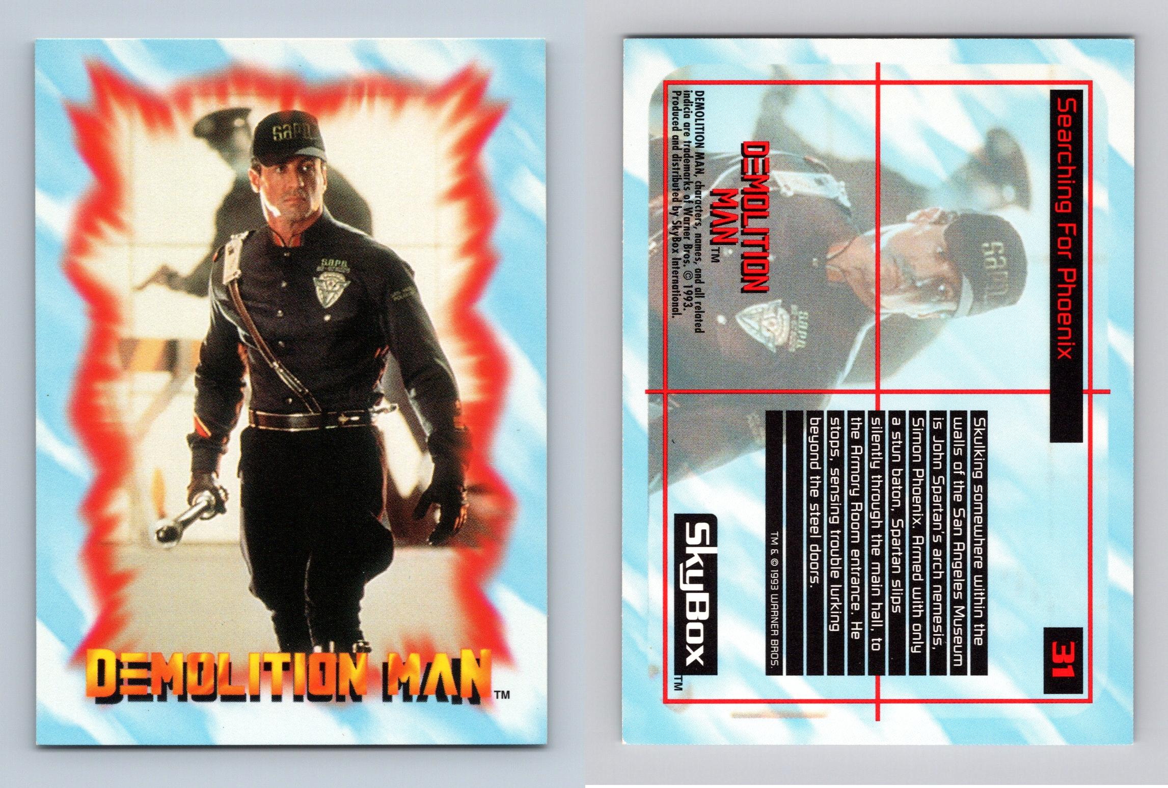 Searching For Phoenix #31 Demolition Man 1993 Skybox Trading Card