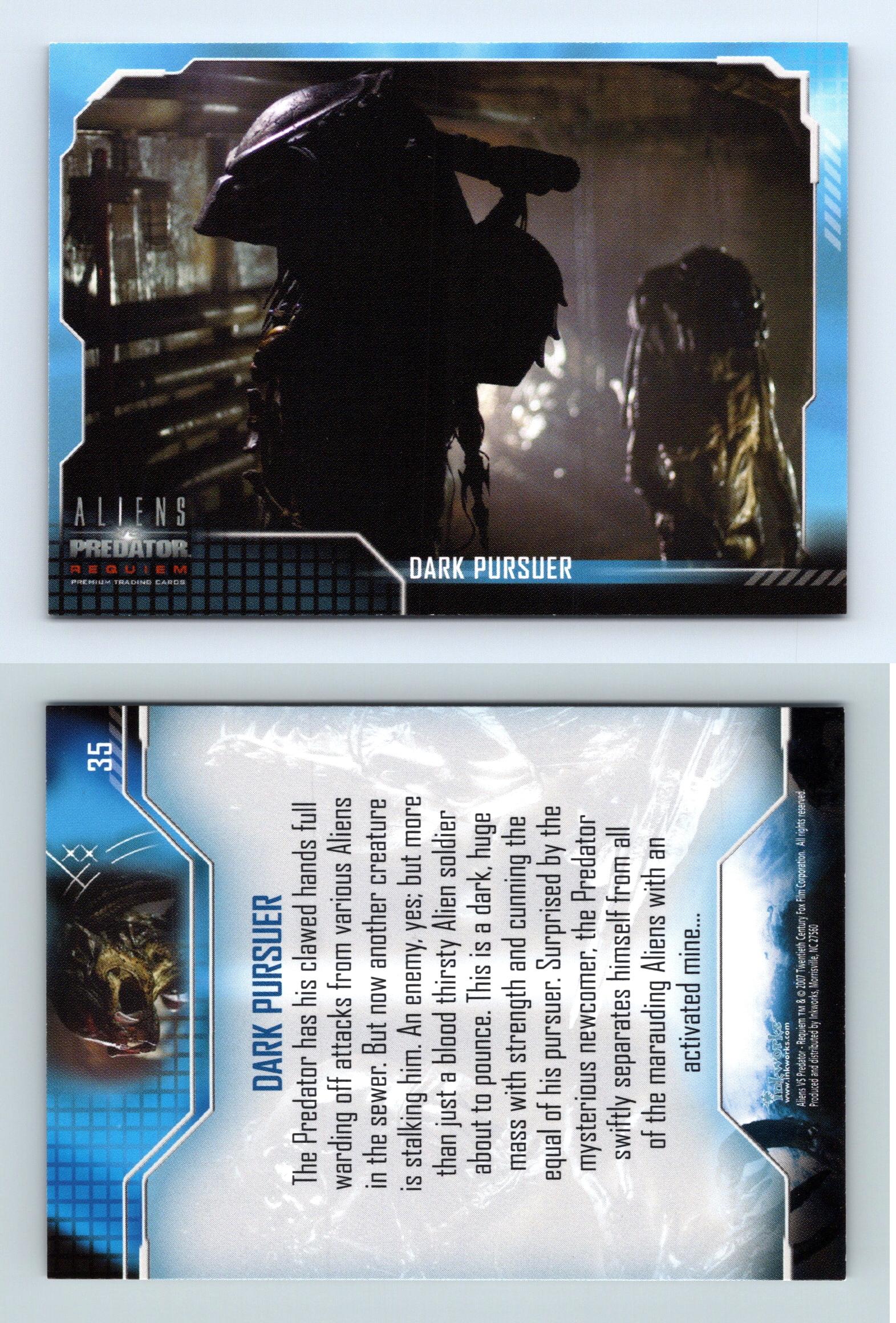 Dark Pursuer #35 Aliens Vs Predator Requiem 2007 Inkworks Trading Card