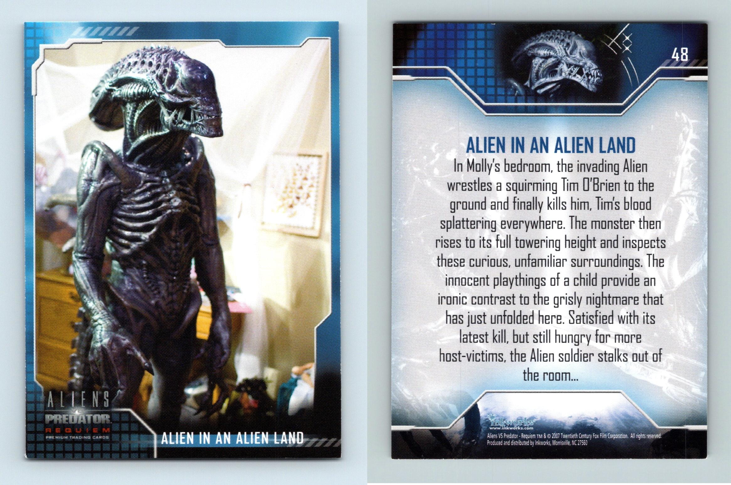 Alien In An Alien Land #48 Aliens Vs Predator Requiem 2007 Inkworks ...