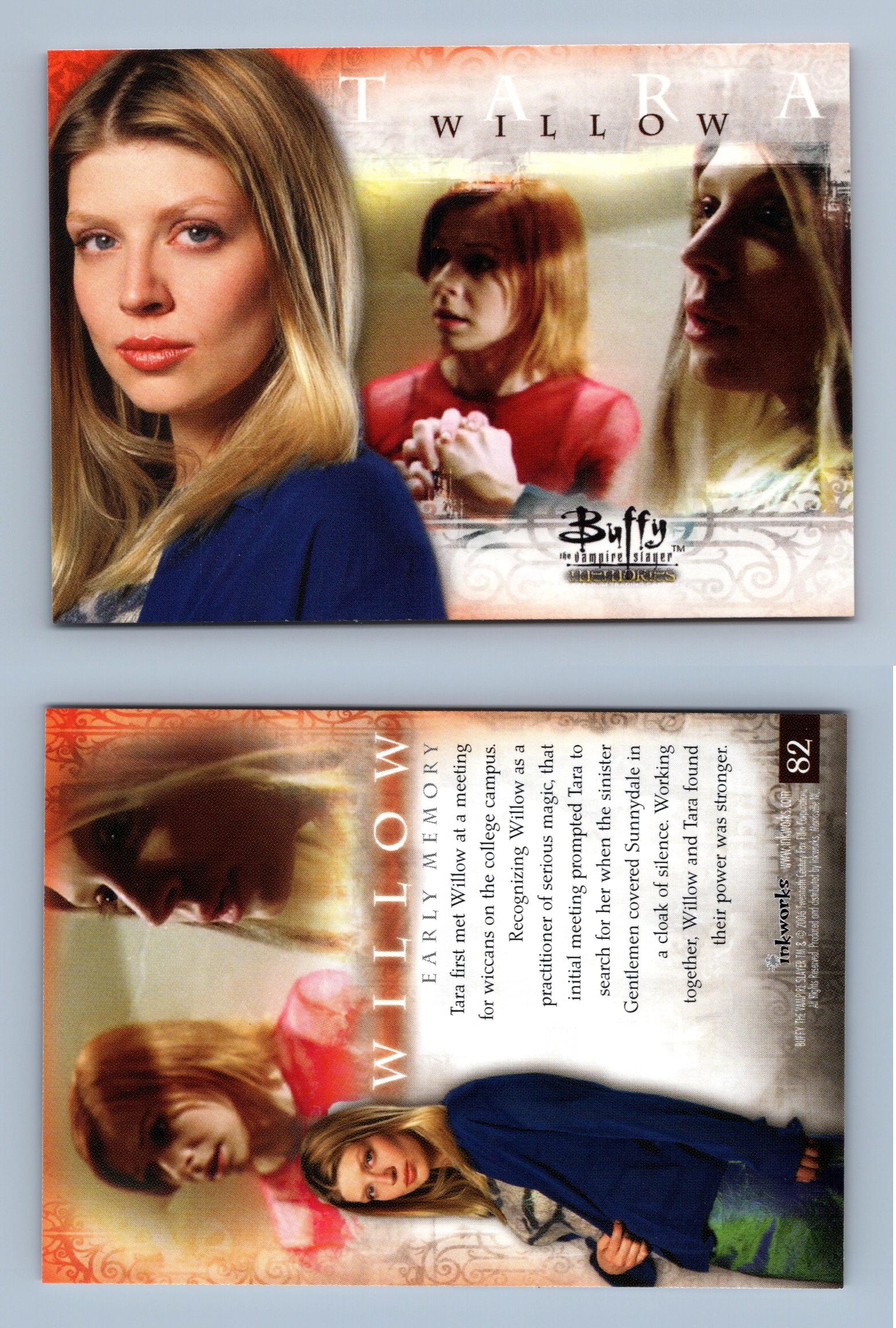 Willow 82 Buffy The Vampire Slayer Memories 2006 Inkworks Trading Card