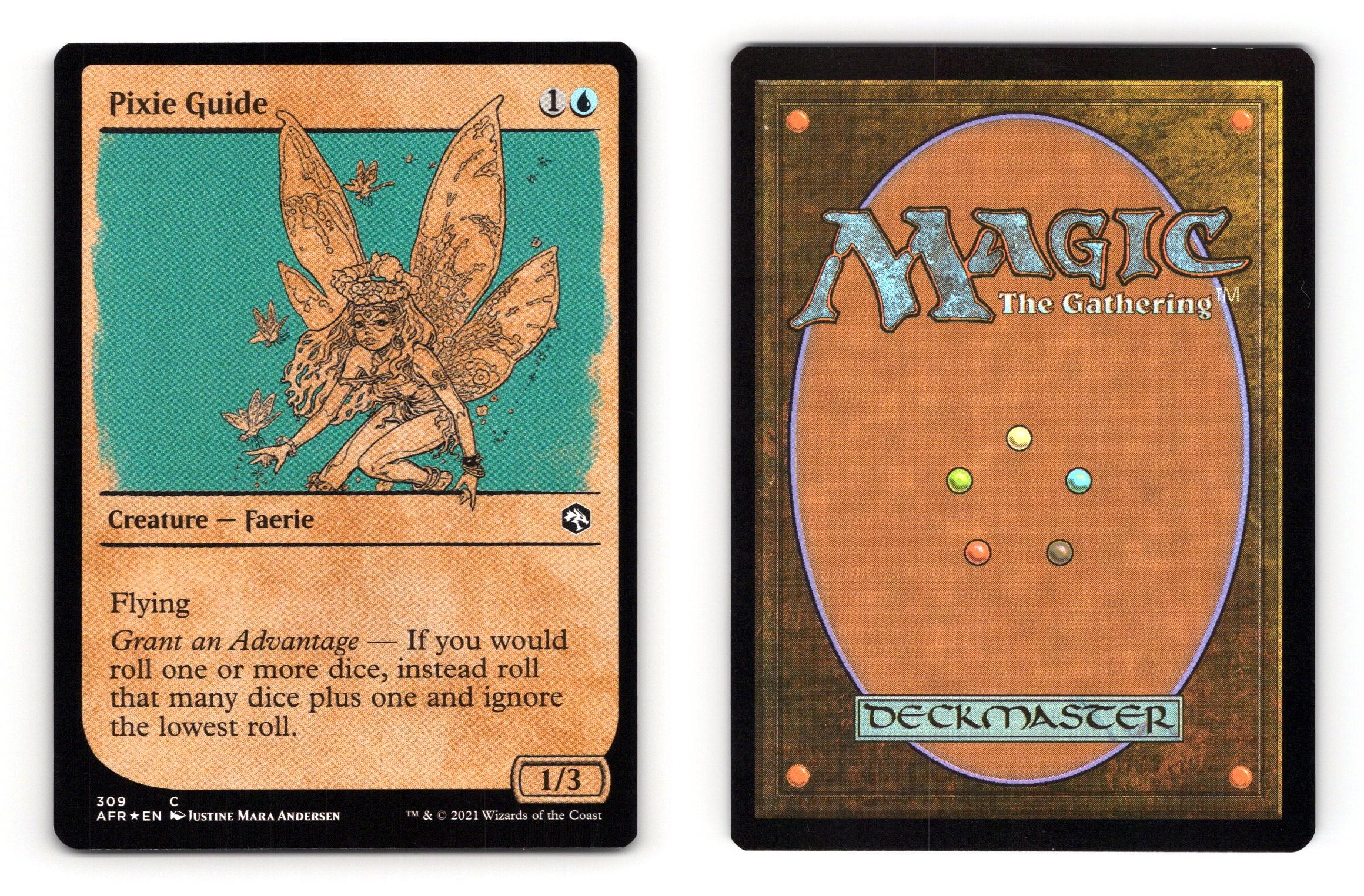 Pixie Guide #309 MTG D&D Adventures In Forgotten Realms Common Foil TCG