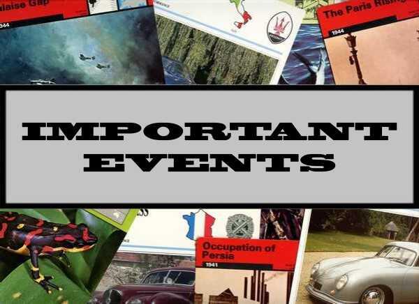 Important Events