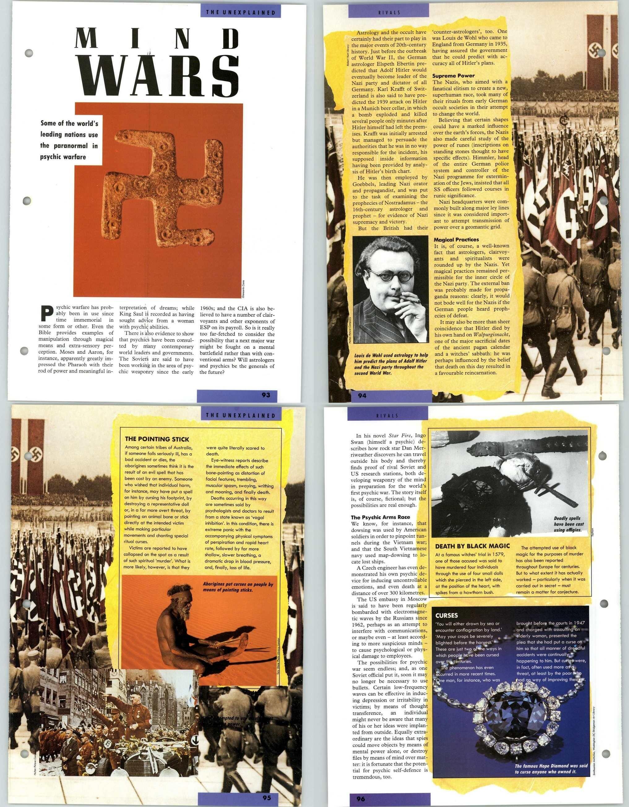 Mind Wars - Unexplained - Zodiac You, Your Stars & The Mystic Arts 2 Pages