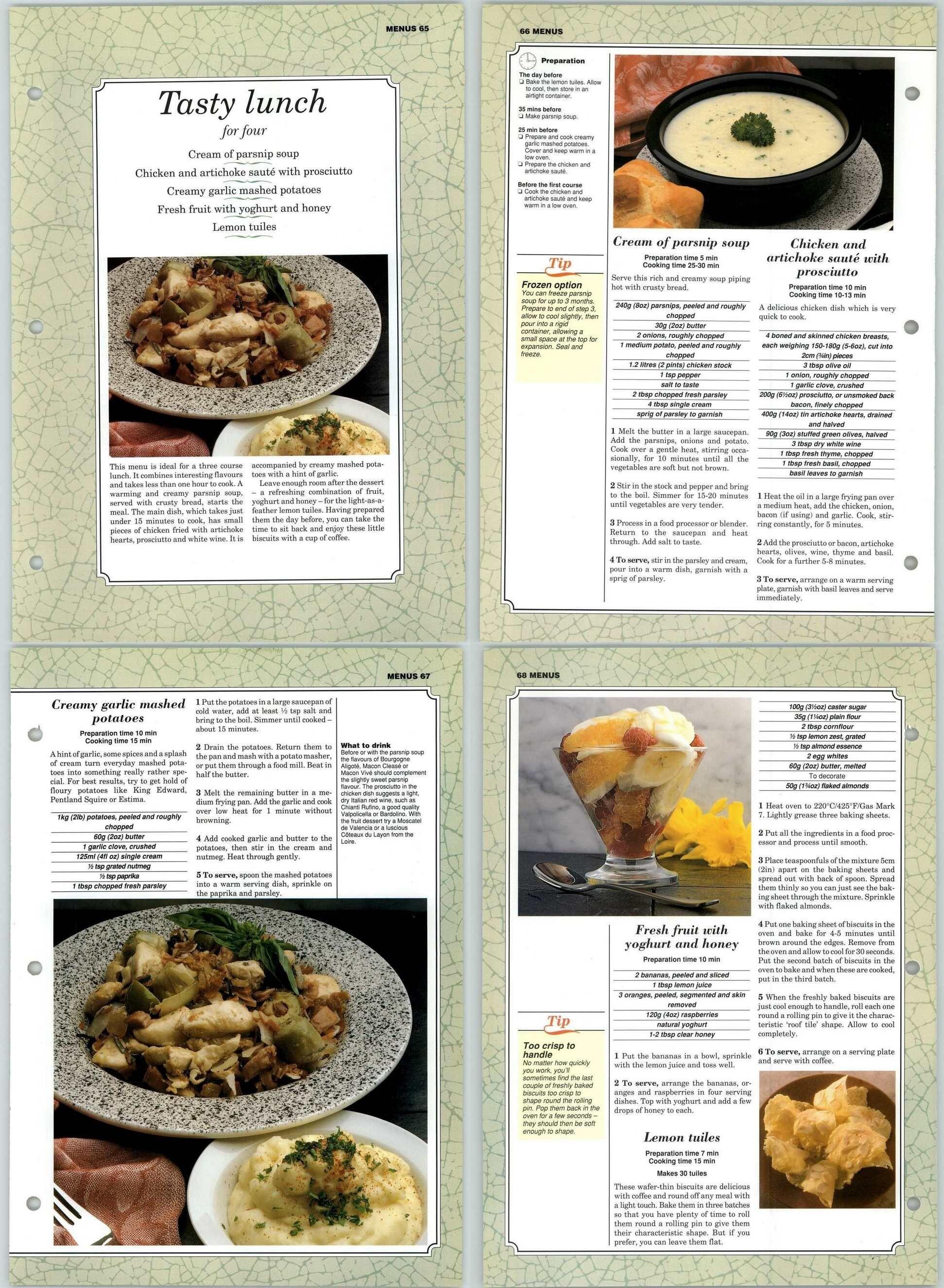 Menus