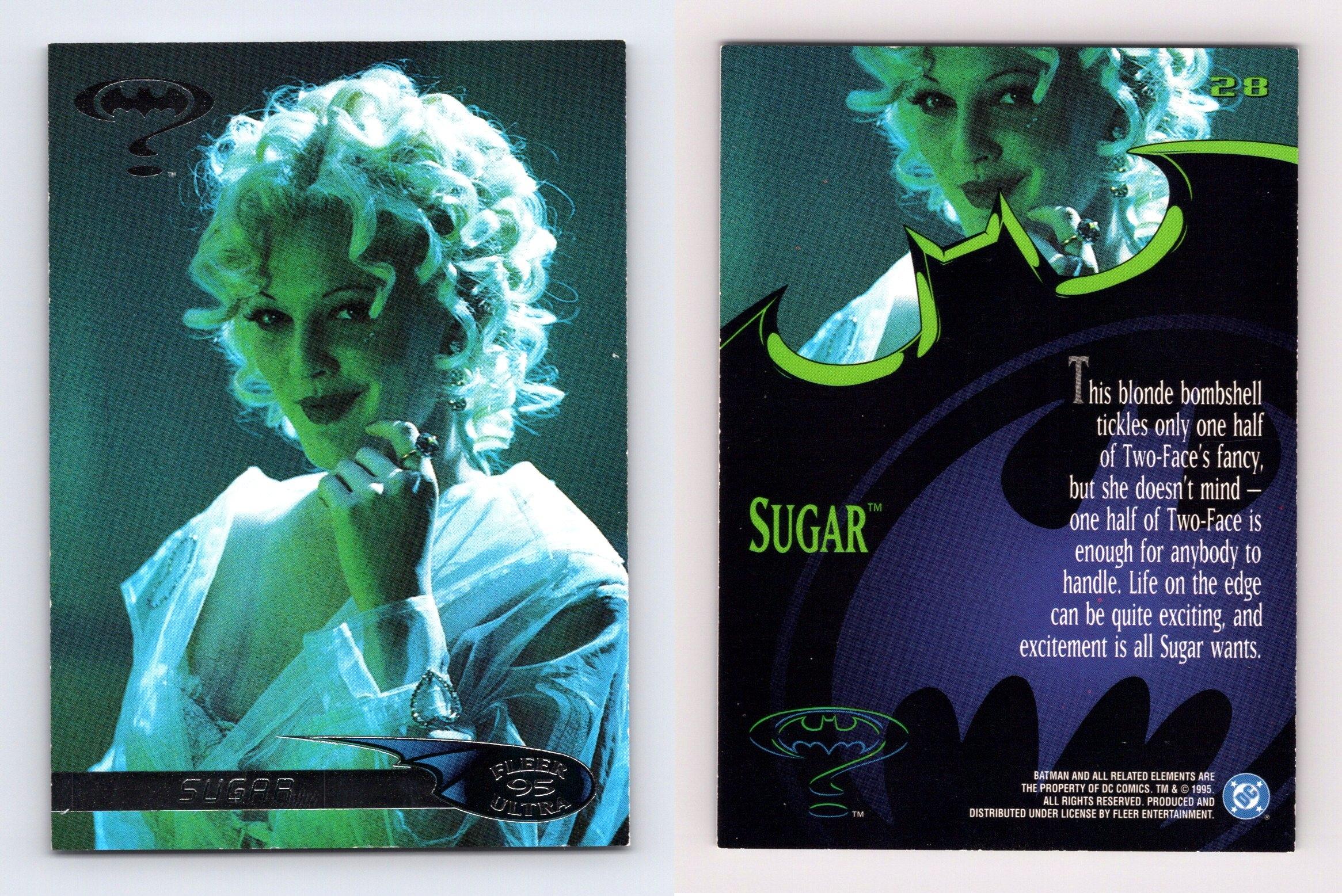 Sugar #28 Batman Forever 1995 Fleer Ultra Trading Card