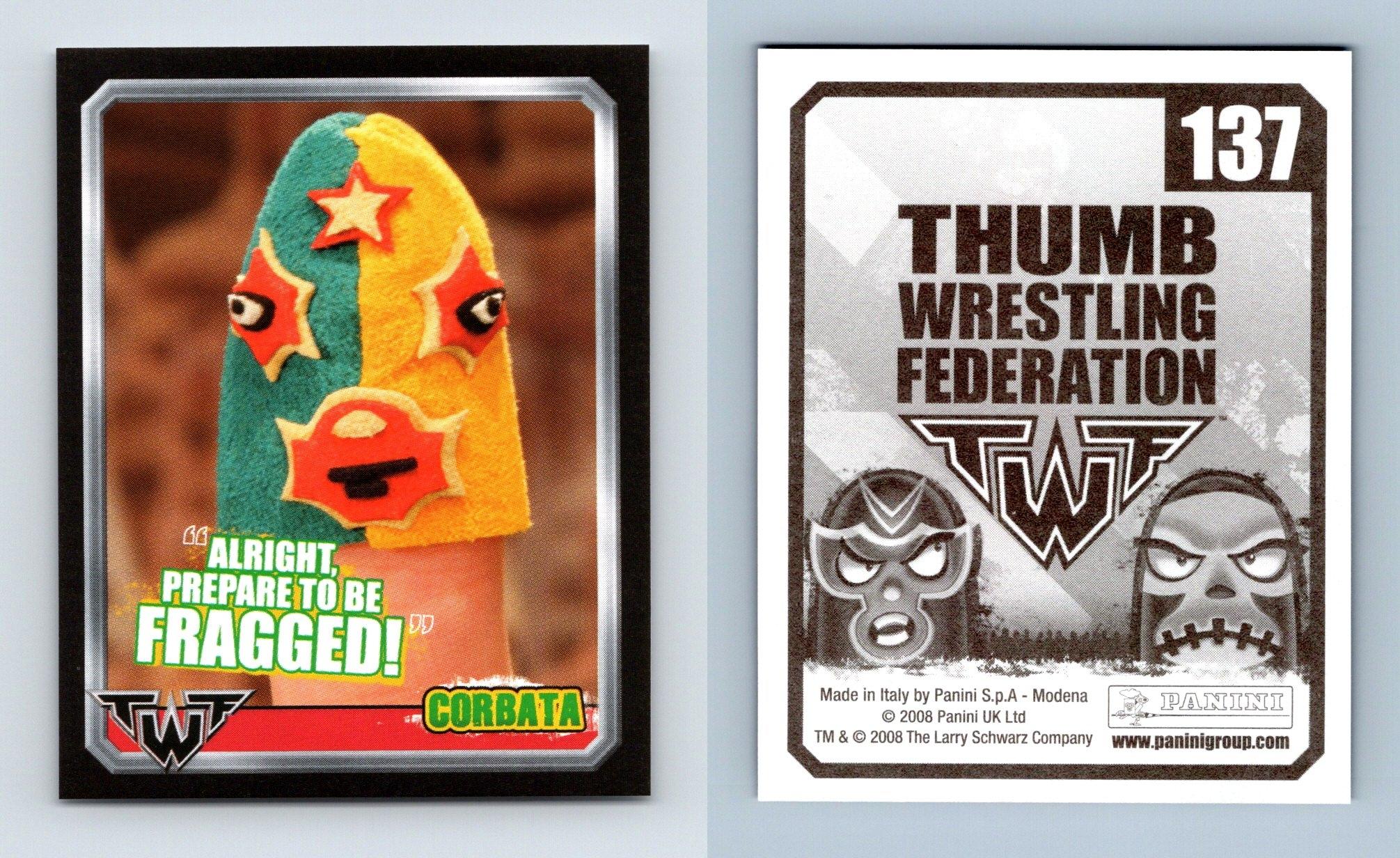 Thumb Wrestling Federation #137 Panini 2008 Sticker