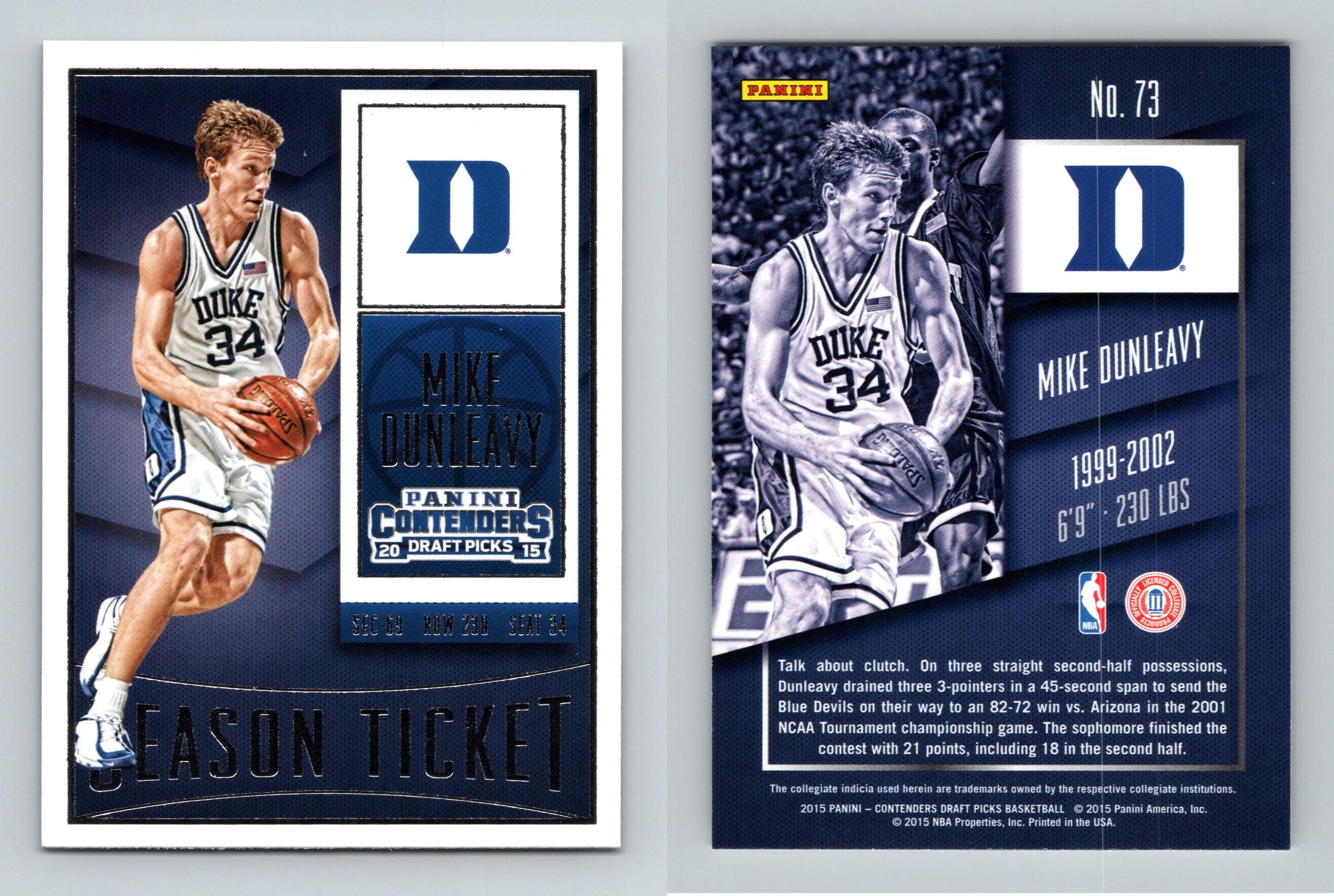 Mike Dunleavy Duke