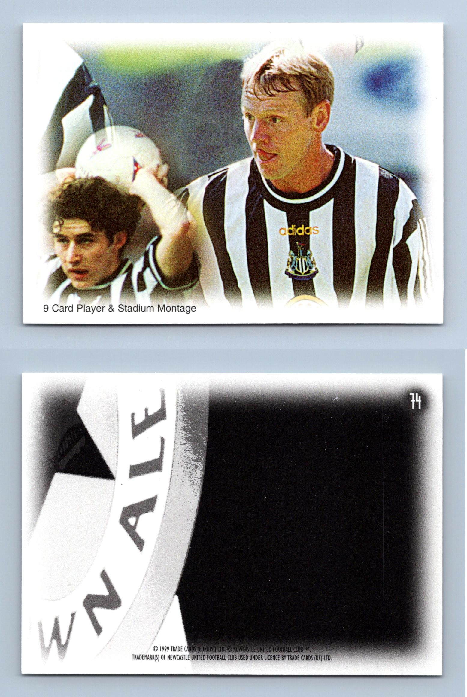 Player & Stadium Montage #74 Newcastle Utd Fans Selection 1999 Futera Card