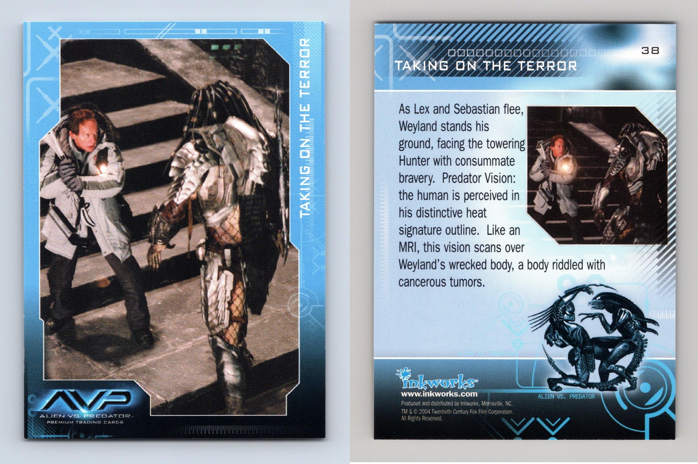 Taking On The Terror #38 Alien Vs Predator 2004 Inkworks Trading Card
