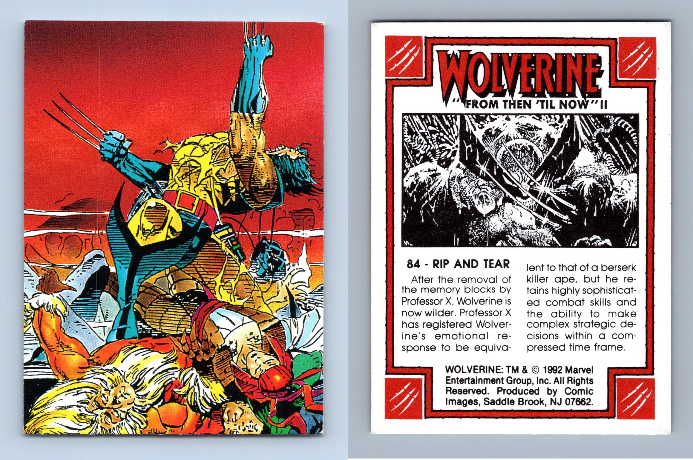 Rip & Tear #84 Wolverine From Then Til Now II 1992 Comic Images Trading ...